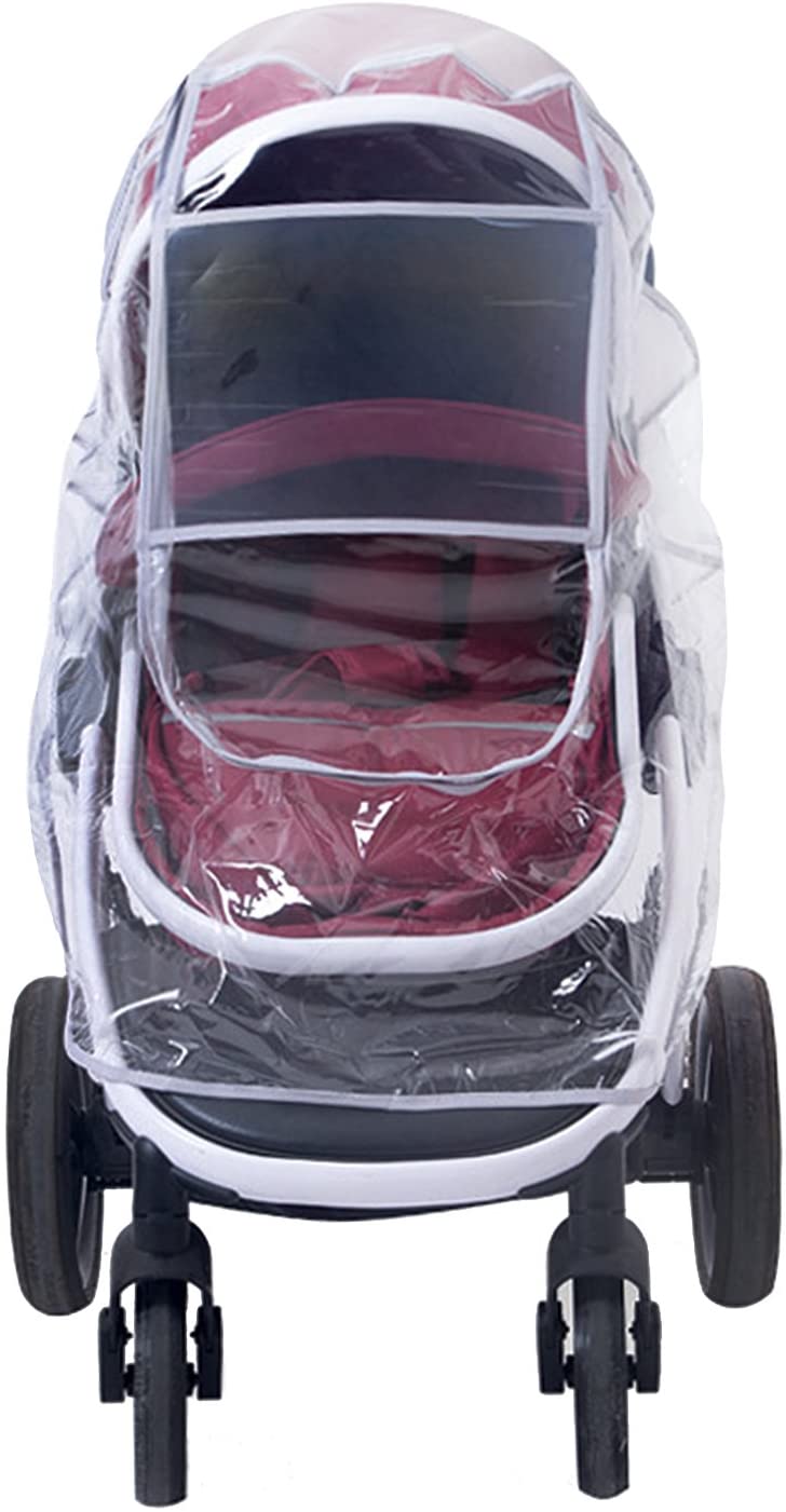 Universal Stroller Rain Cover PVC Rainproof Dustproof Windproof Shield ...