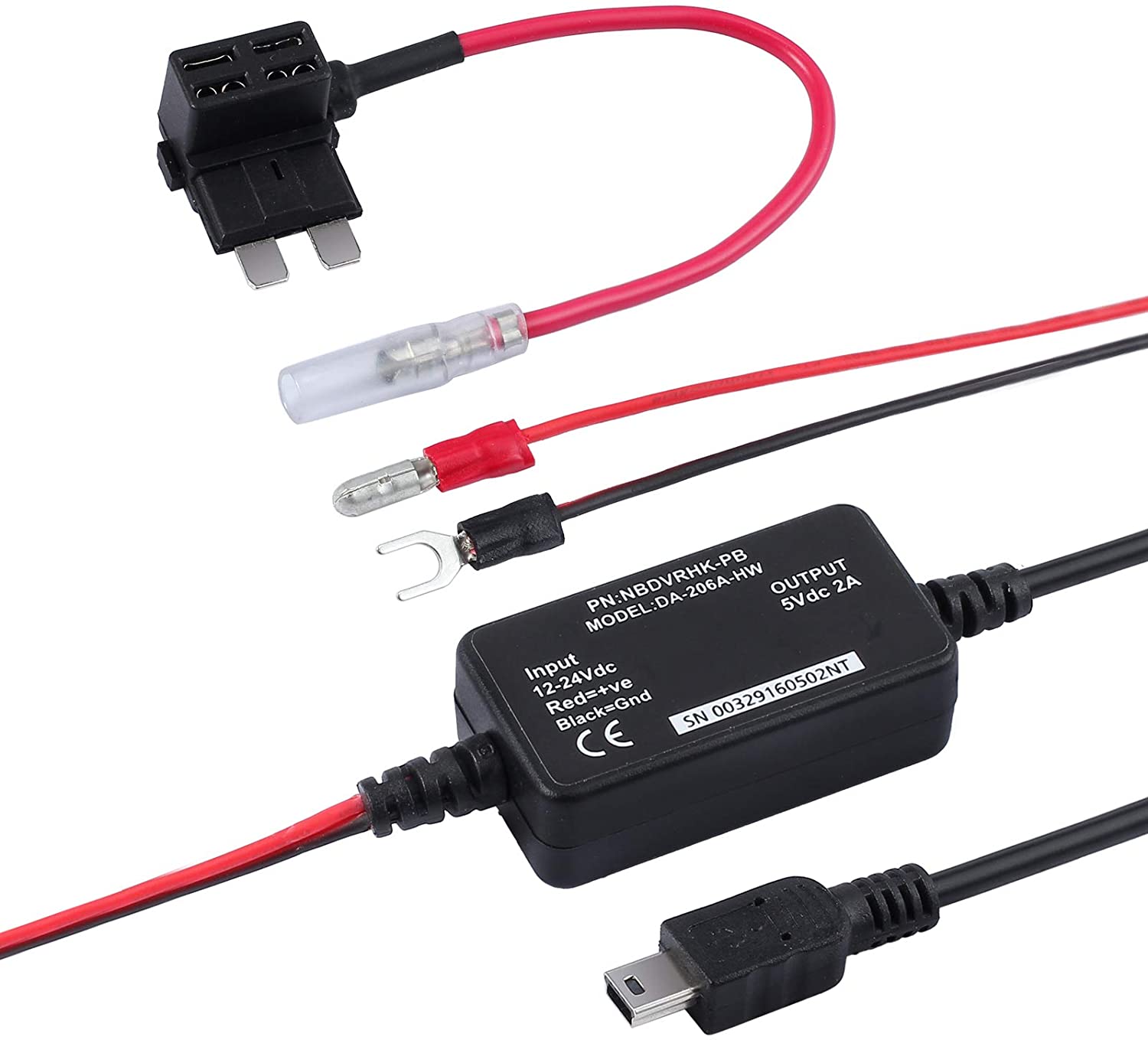 eSynic Hard Wire Kit Car Dash Cam for Nextbase 512,512G, 402G, 412 ...