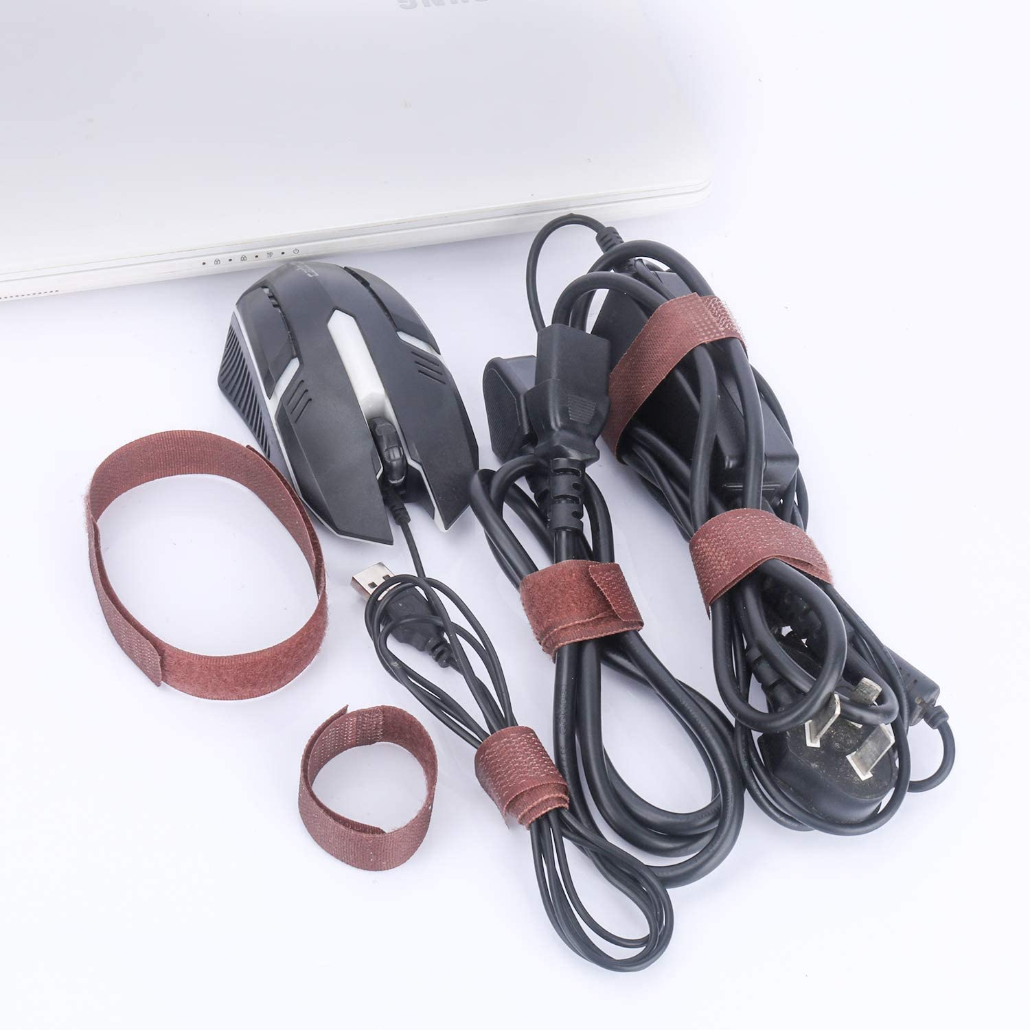 100pcs Reusable Cable Ties, Adjustable Fastening Wire Organizer, Cord ...