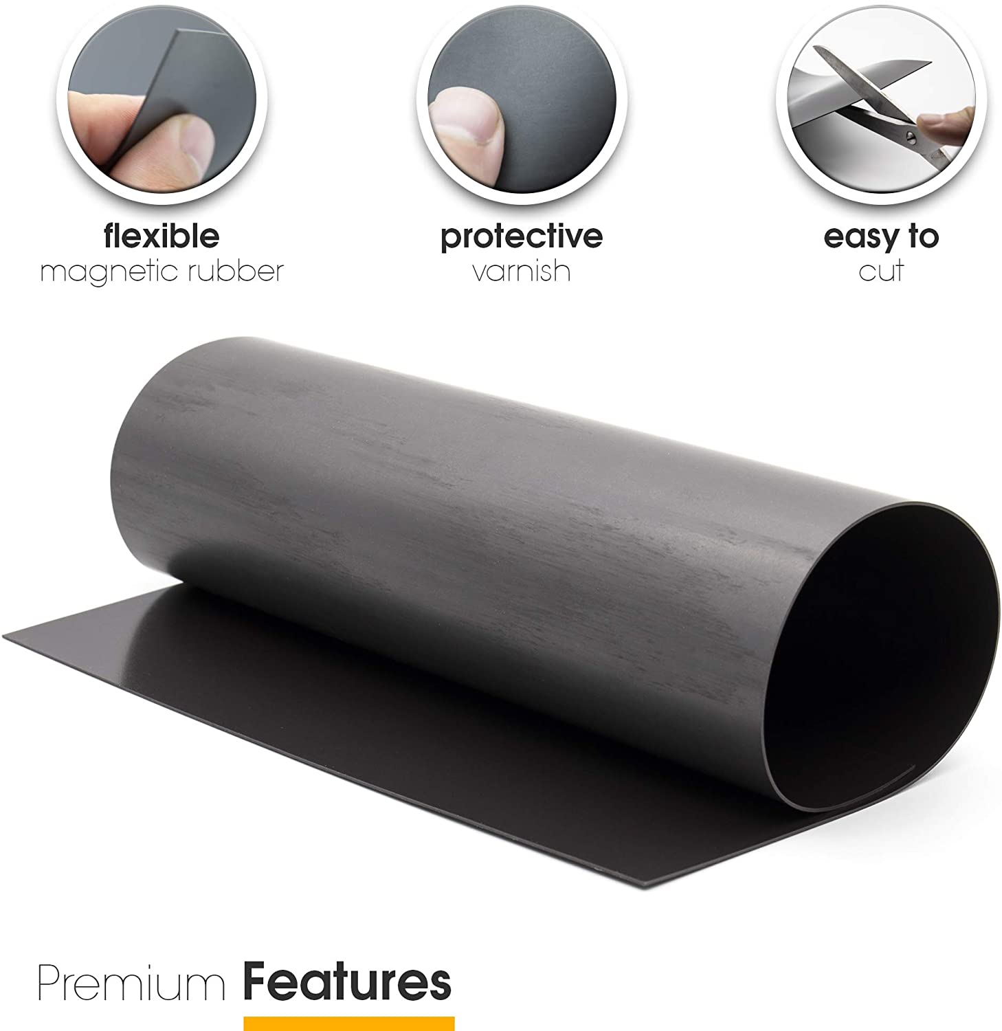 TMS A4 Magnetic Sheets – Magnets for Crafts, 0.4mm Flexible Sheeting ...