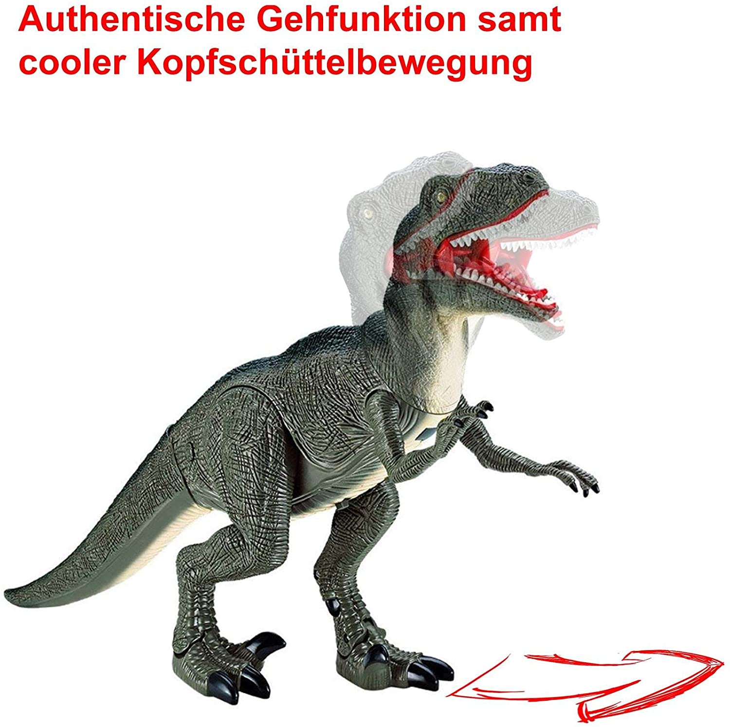 HSP Himoto Giant RC Remote Controlled Dinosaur T-Rex Approx. 50 cm long ...