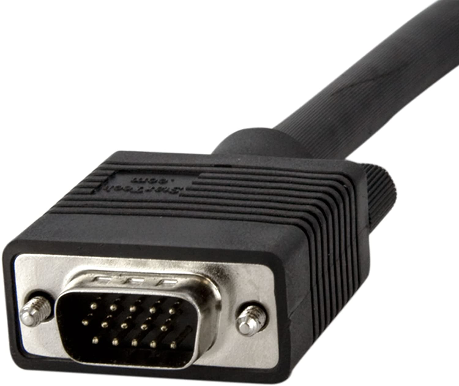 StarTech 6 ft Coax High Resolution 90° Down Angled VGA Monitor Cable ...