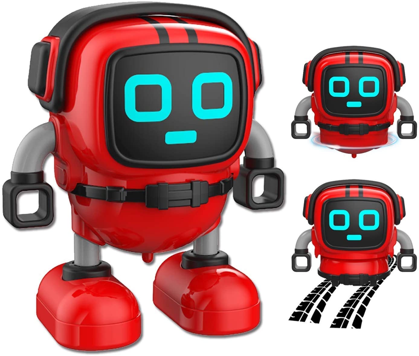 EARSOON Novelty Game Spinning Top – Small Gyro Robot Battle Gyro Pull ...