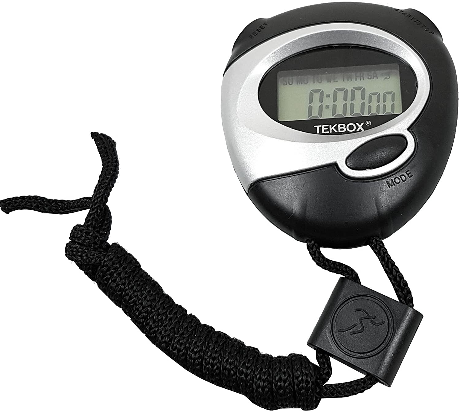 TekBox Digital Handheld Sports Stopwatch Watch Time Clock Alarm Counter ...
