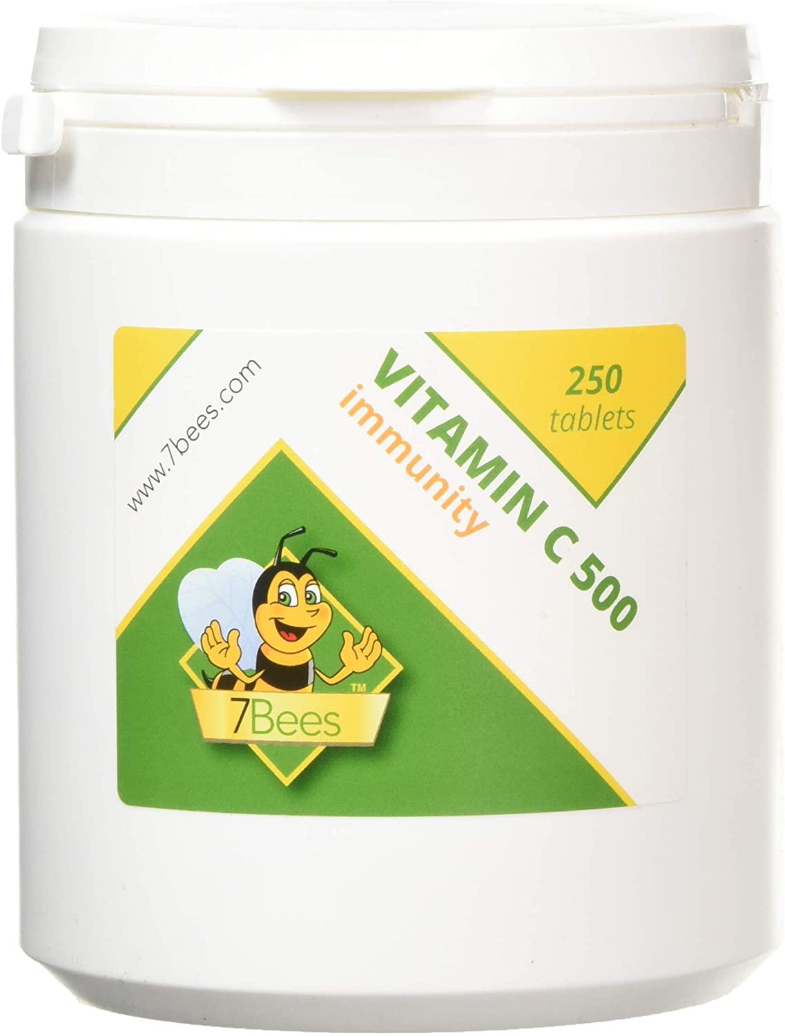 7Bees 500mg Vitamine C Supplement Tablets, 0.25 kg, 250-Count – BigaMart