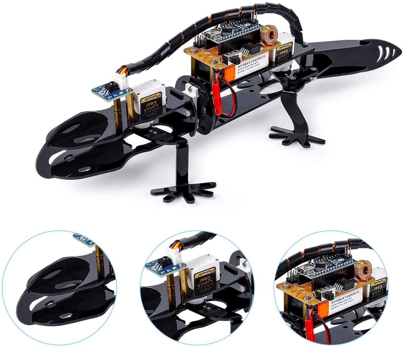 SunFounder Robot Kit DIY lizard for Beginners STEAM Education – BigaMart