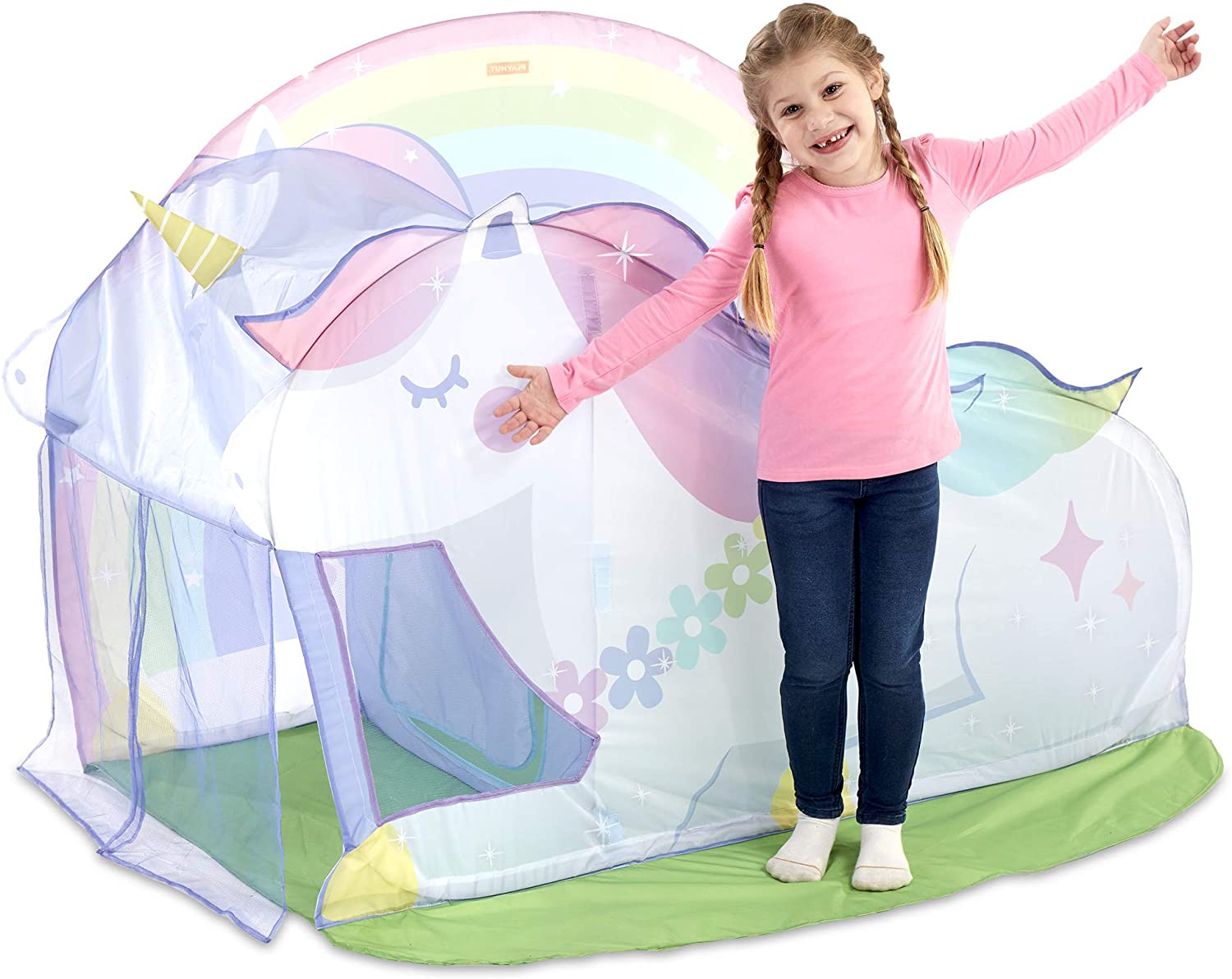 Basic Fun Playhut Unicorn Hut Pop-Up Play Tent – BigaMart
