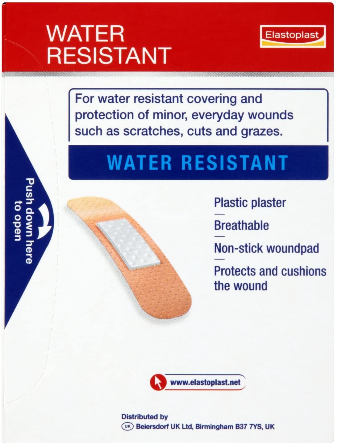 Elastoplast Water Resistant 40 Plasters – BigaMart
