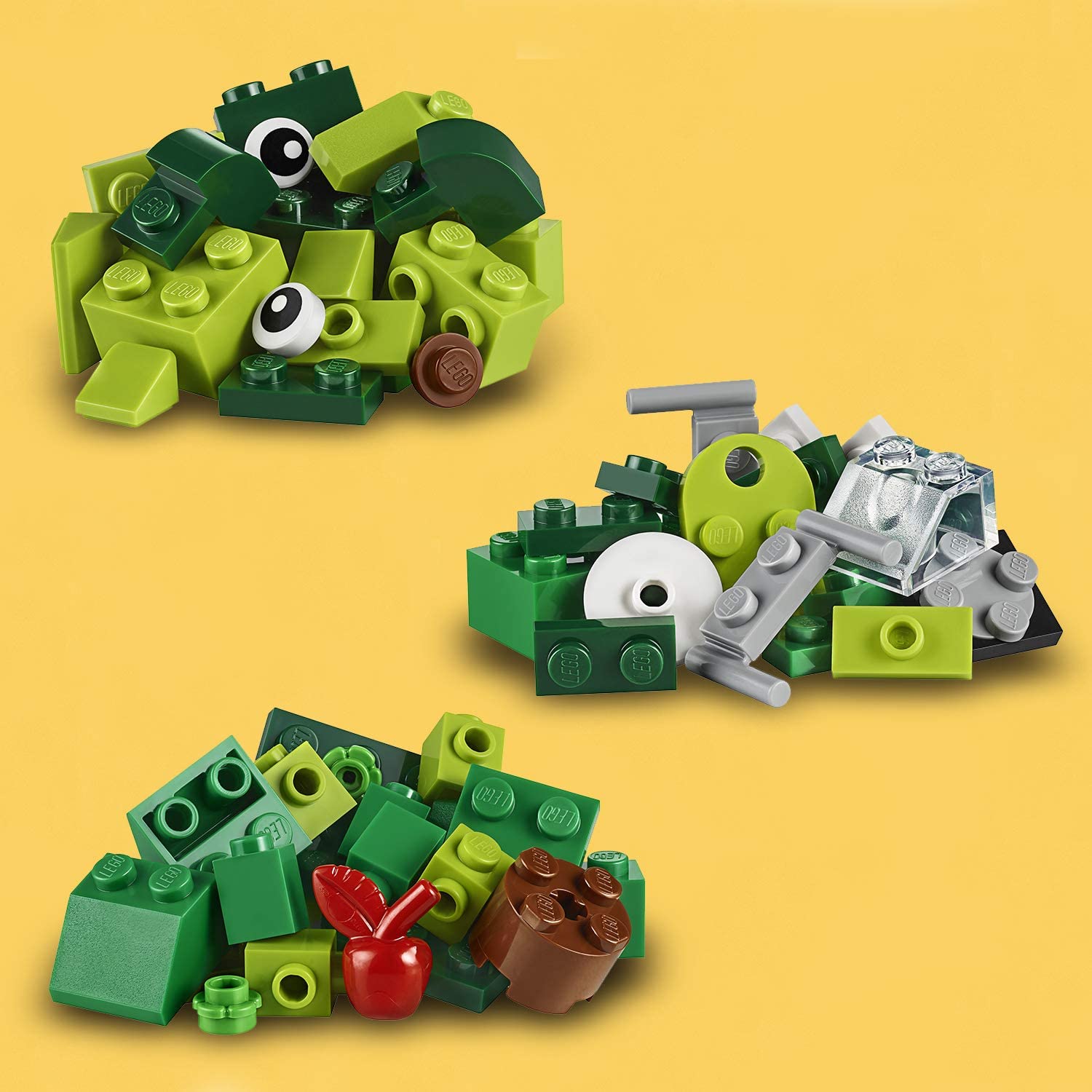 LEGO 11007 Classic Creative Green Bricks Learning Starter Set ...