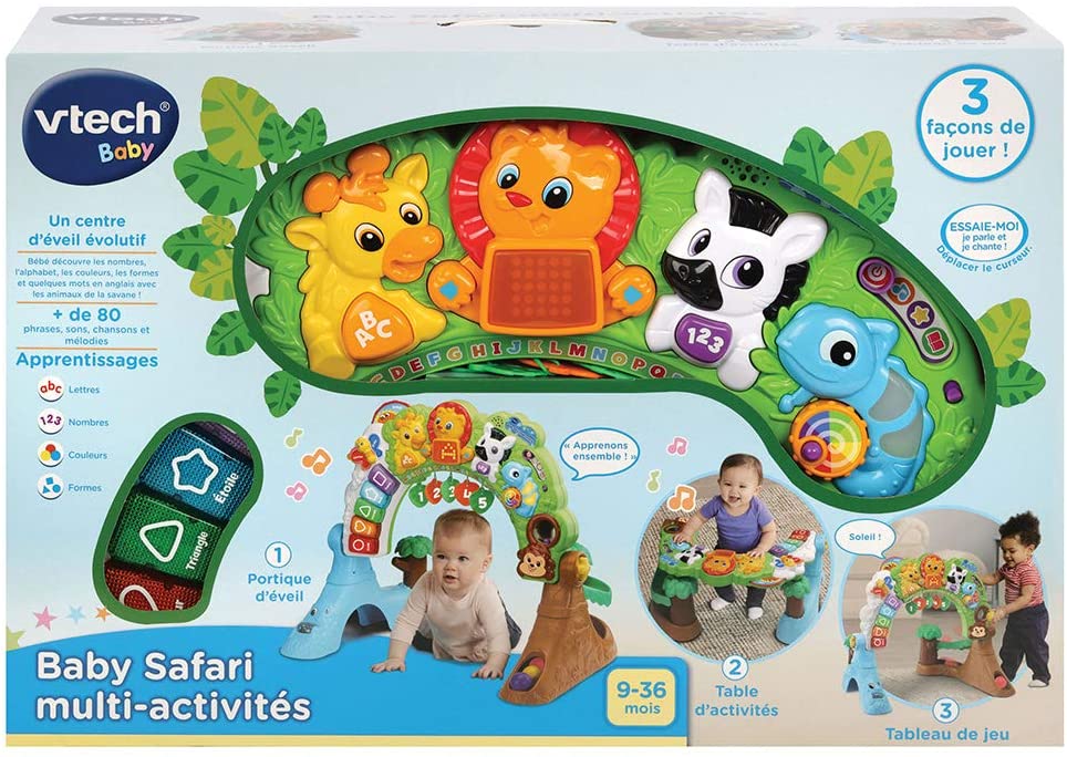 VTech Baby Safari Multi-Activity Activity Activity Centre for Baby ...