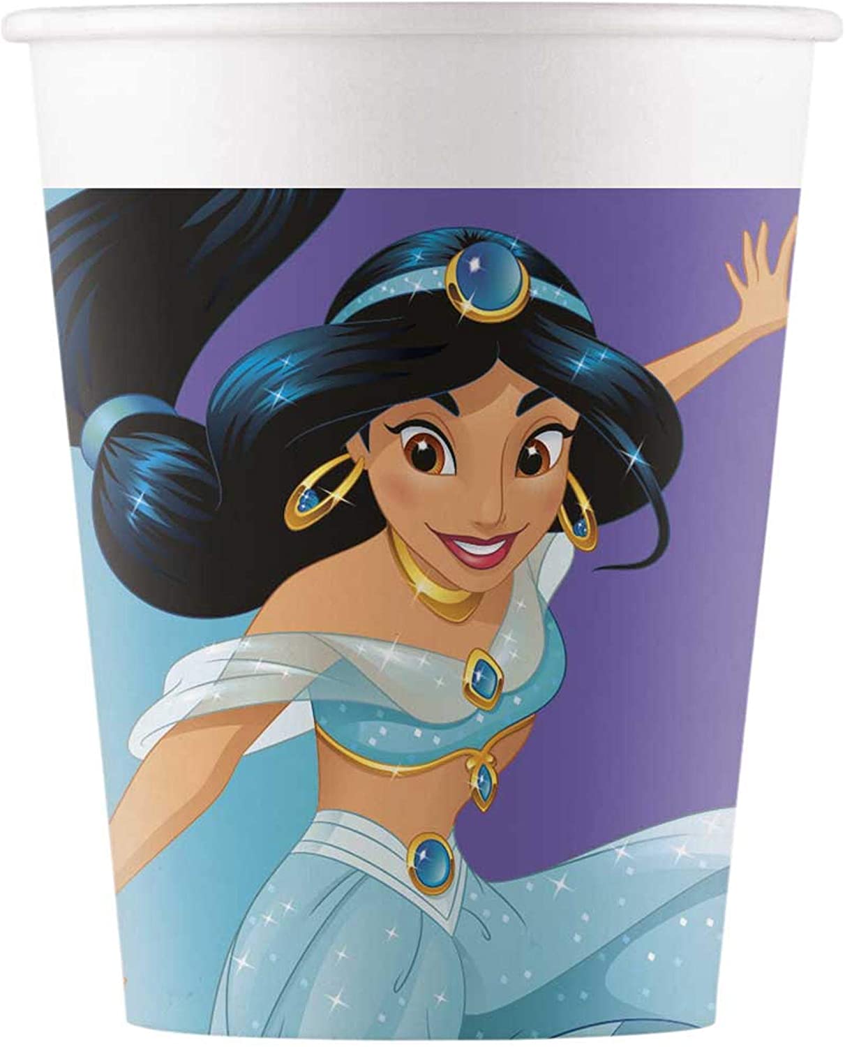 Procos 90867 Disney Princesses Party Glasses Set of 8 Lilac – BigaMart