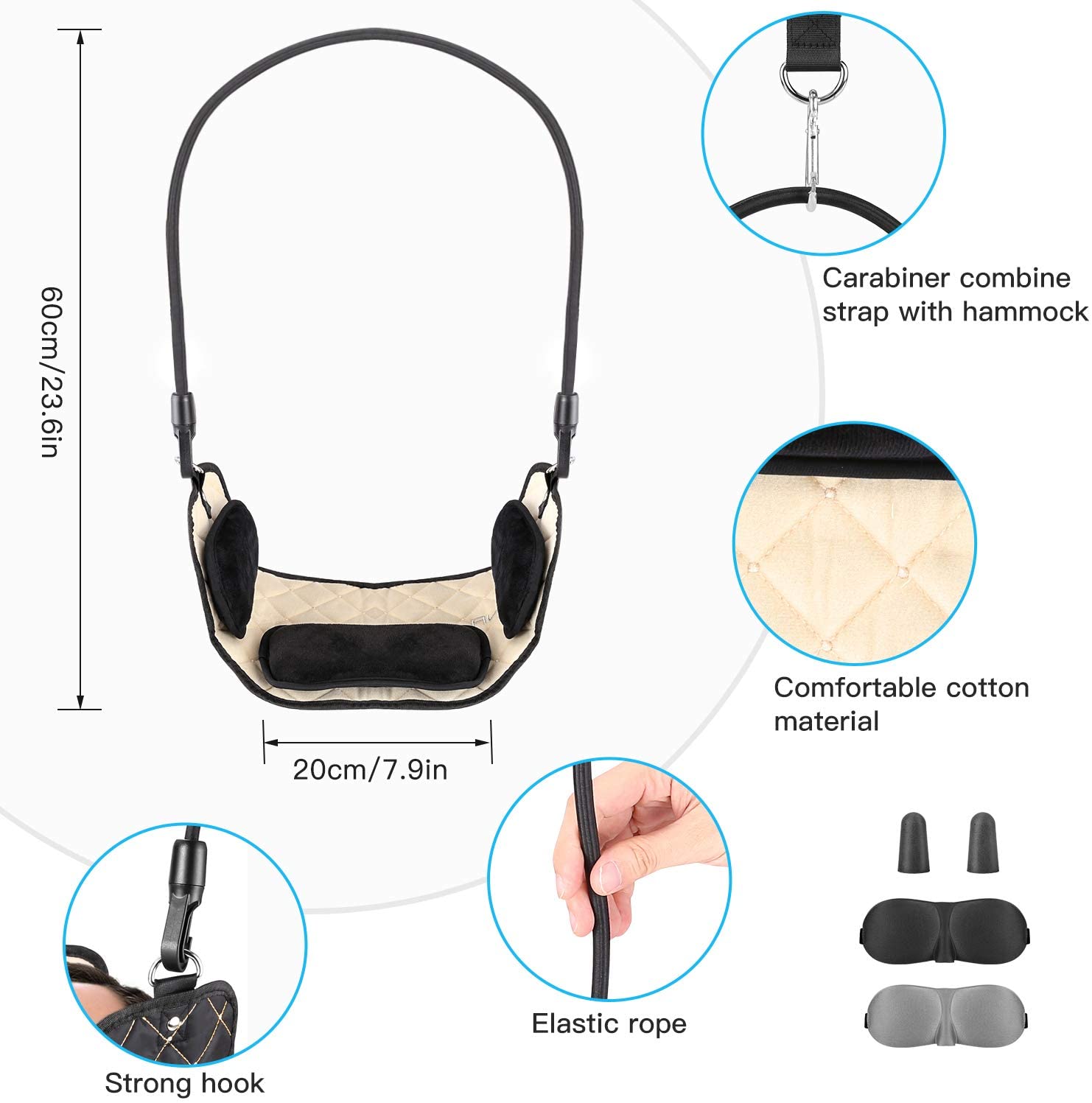 Hammock for Neck,FYLINA Durable Portable Head Hammock to Reduce Neck ...