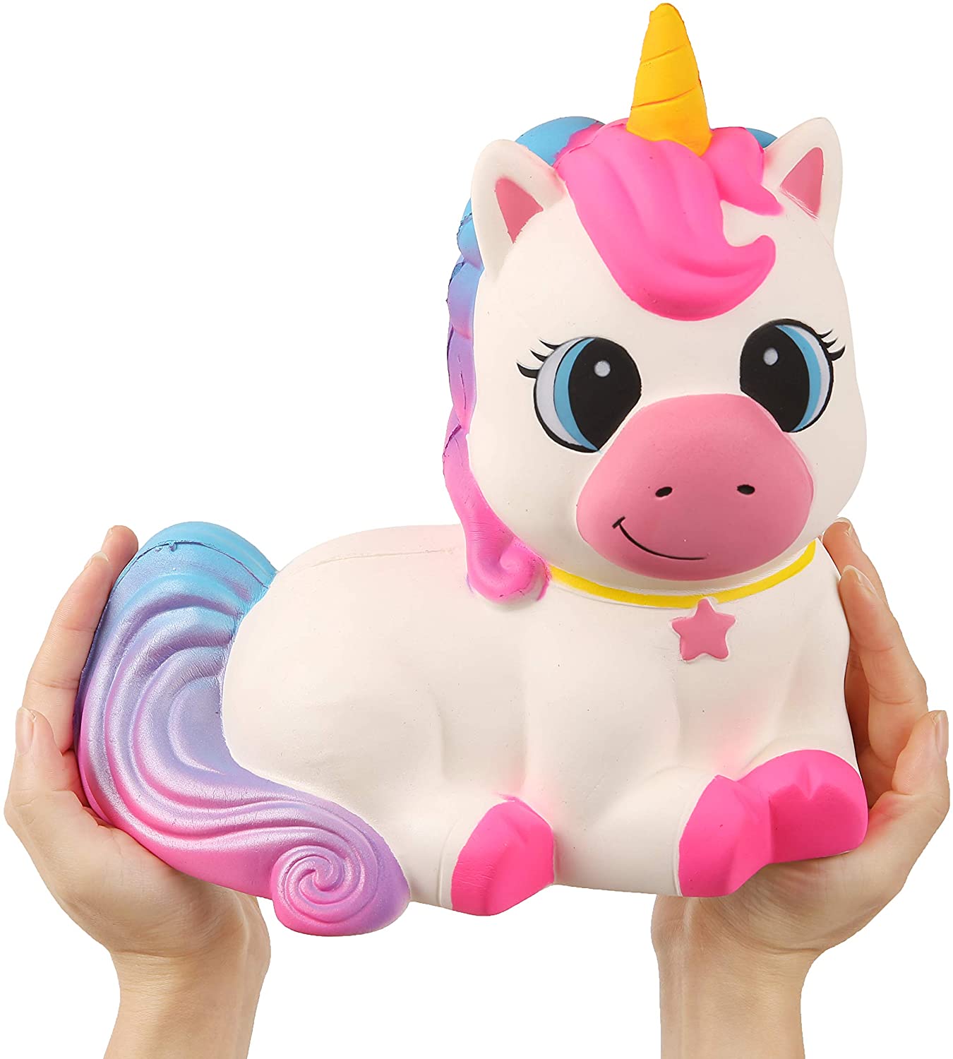 Anboor 9.1 Inches Squishies Giant Unicorn Horse Jumbo Kawaii Soft Slow ...