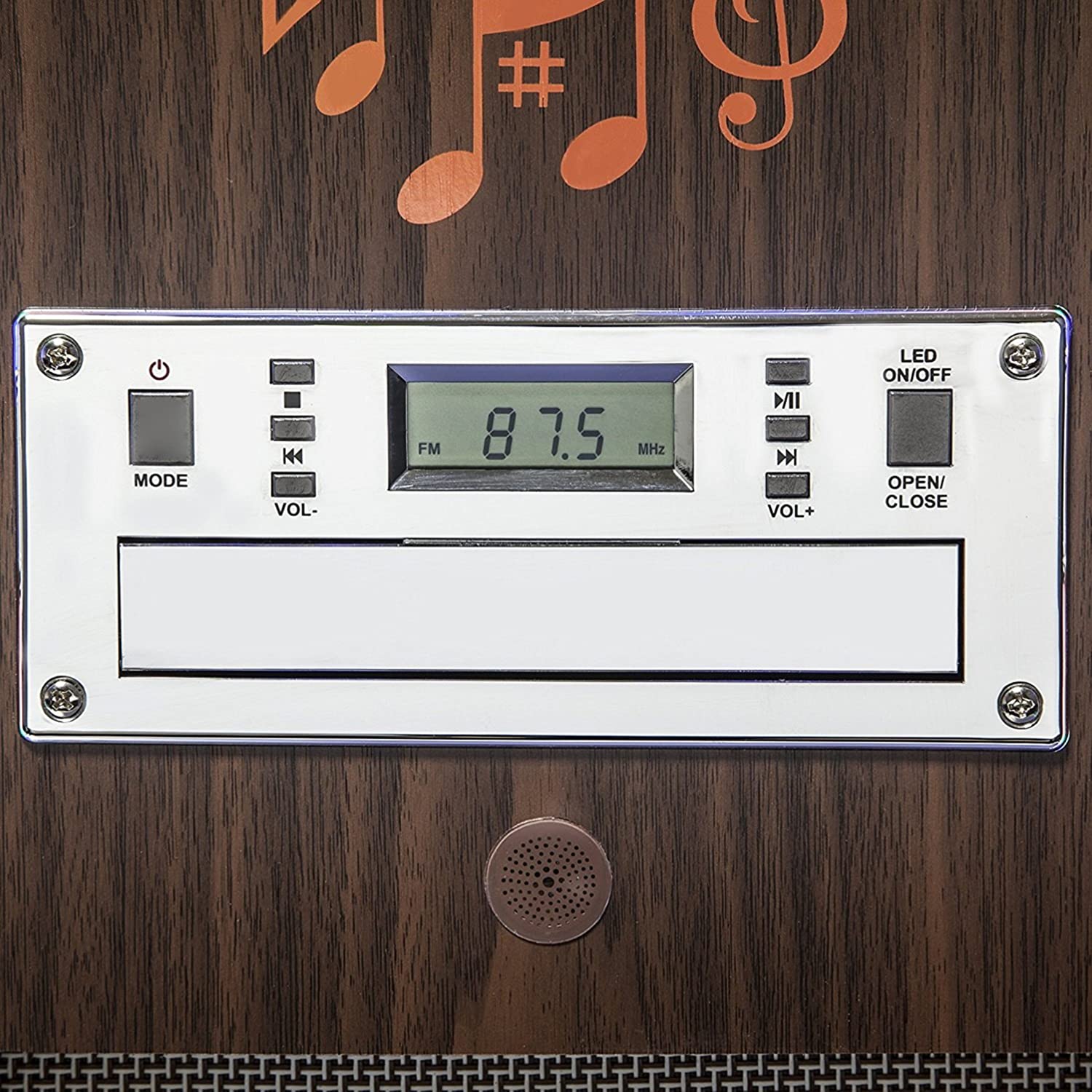 itek I60017 Floorstanding Multi-Functional Bluetooth Jukebox with CD ...