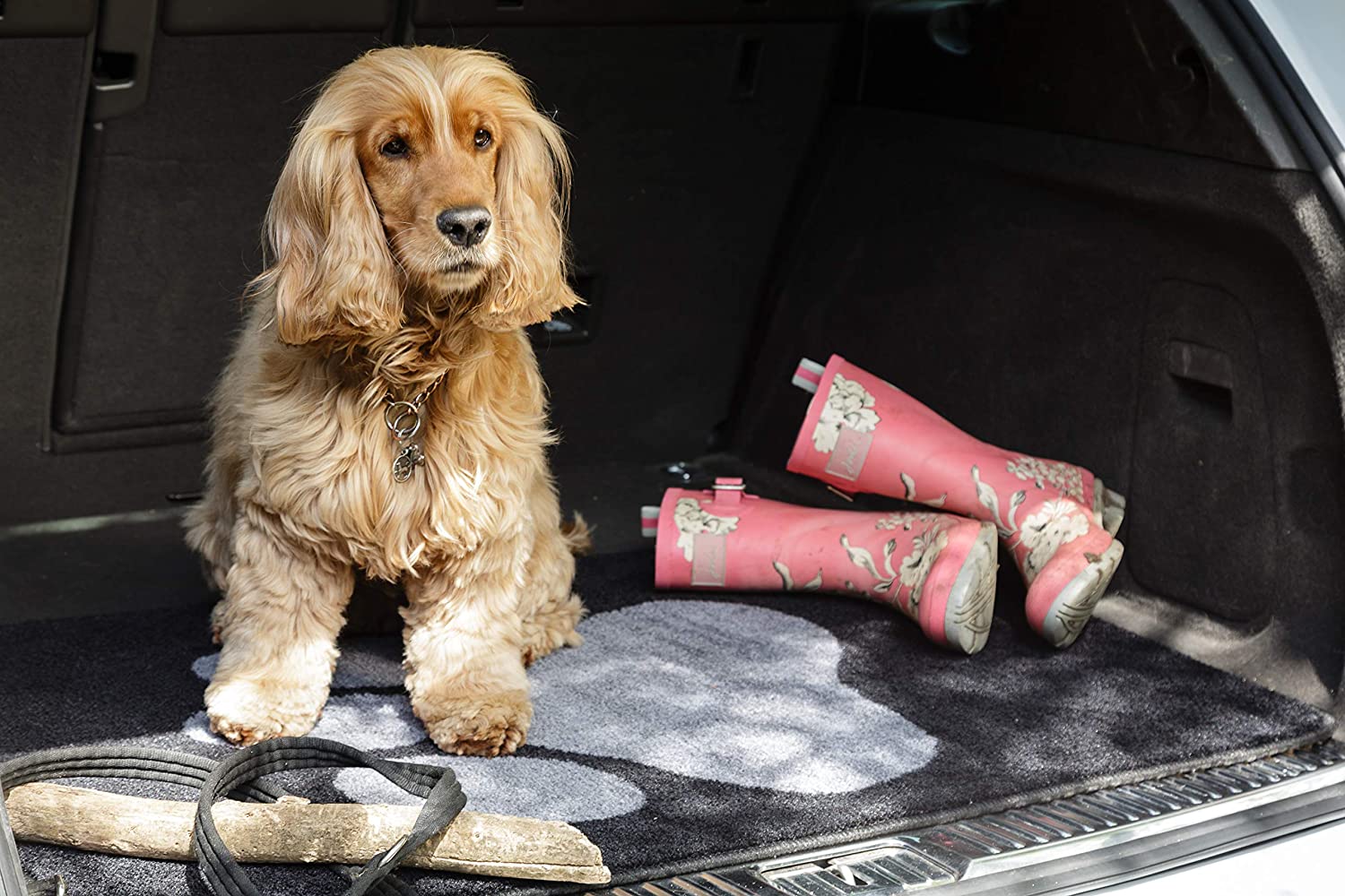 Pet Rebellion Boot Mate Absorbent Washable Car Boot Dog Mat to Protect ...