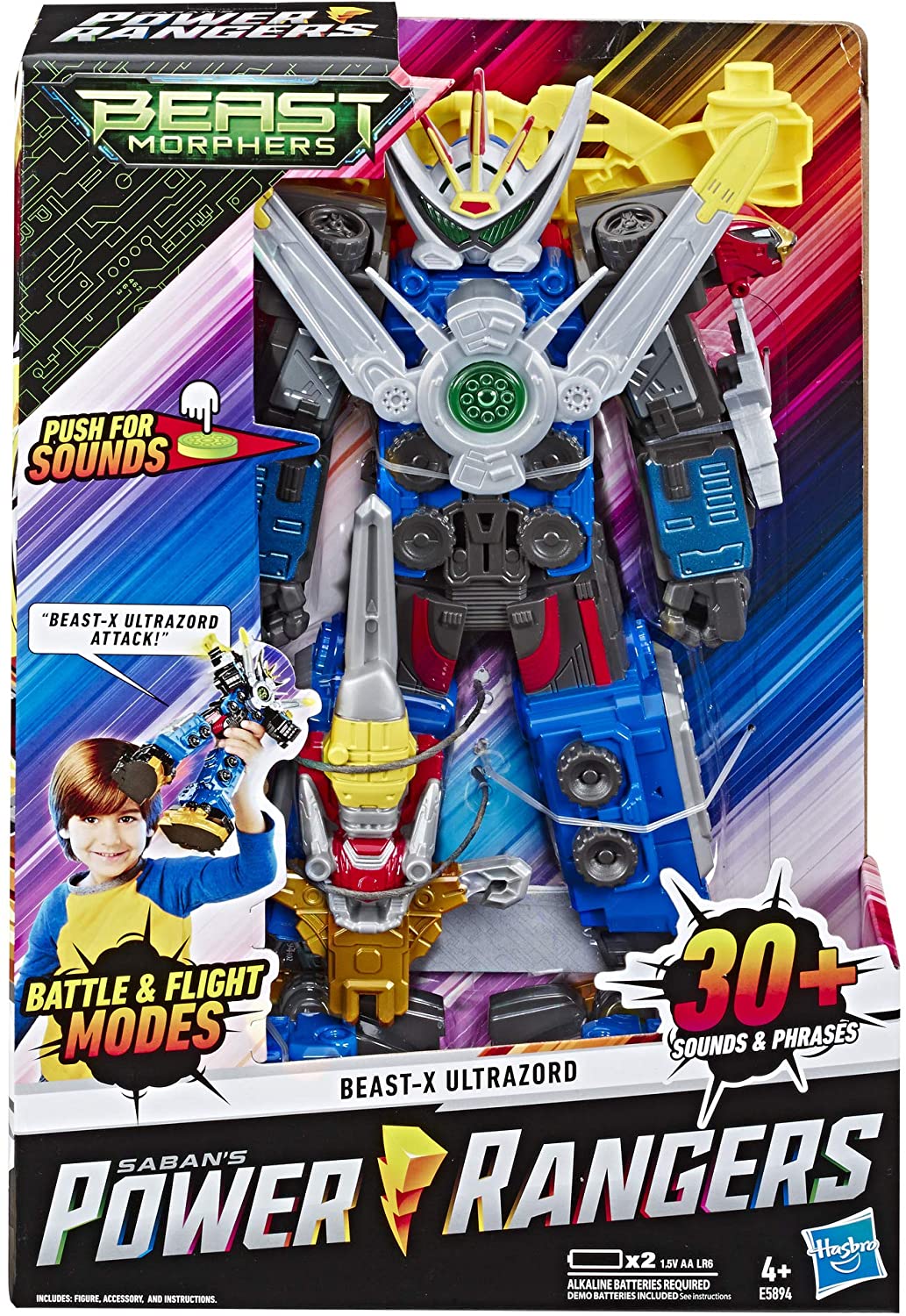 Power Rangers Beast Morphers Beast-X Ultrazord Action Figure Toy from ...