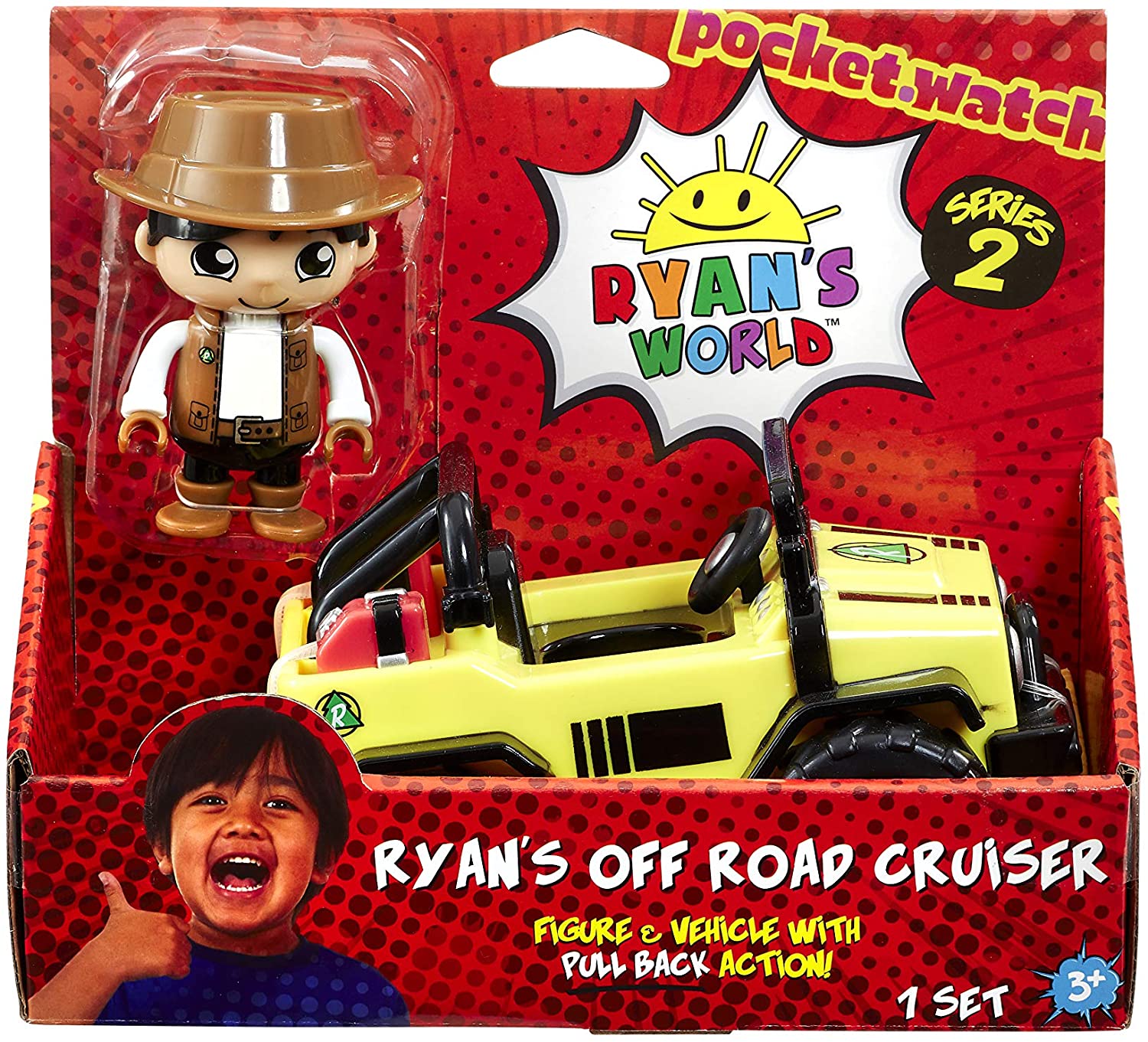 Ryan’s World Childrens Playset Figure & Vehicle-Series 2, Multi-Colour ...