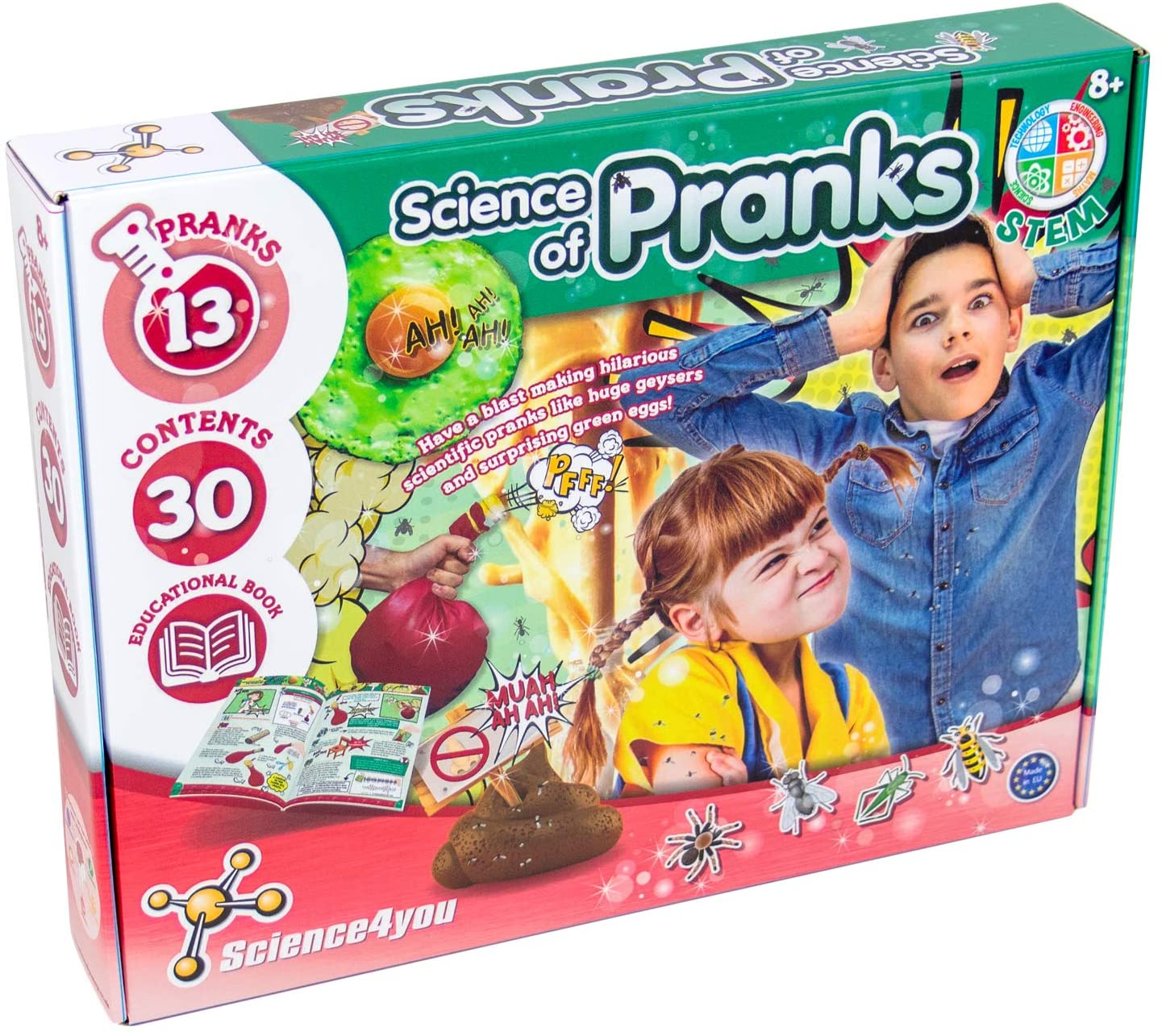 Science 4 You Science of Pranks Educational STEM Kit for Kids Aged 8 ...