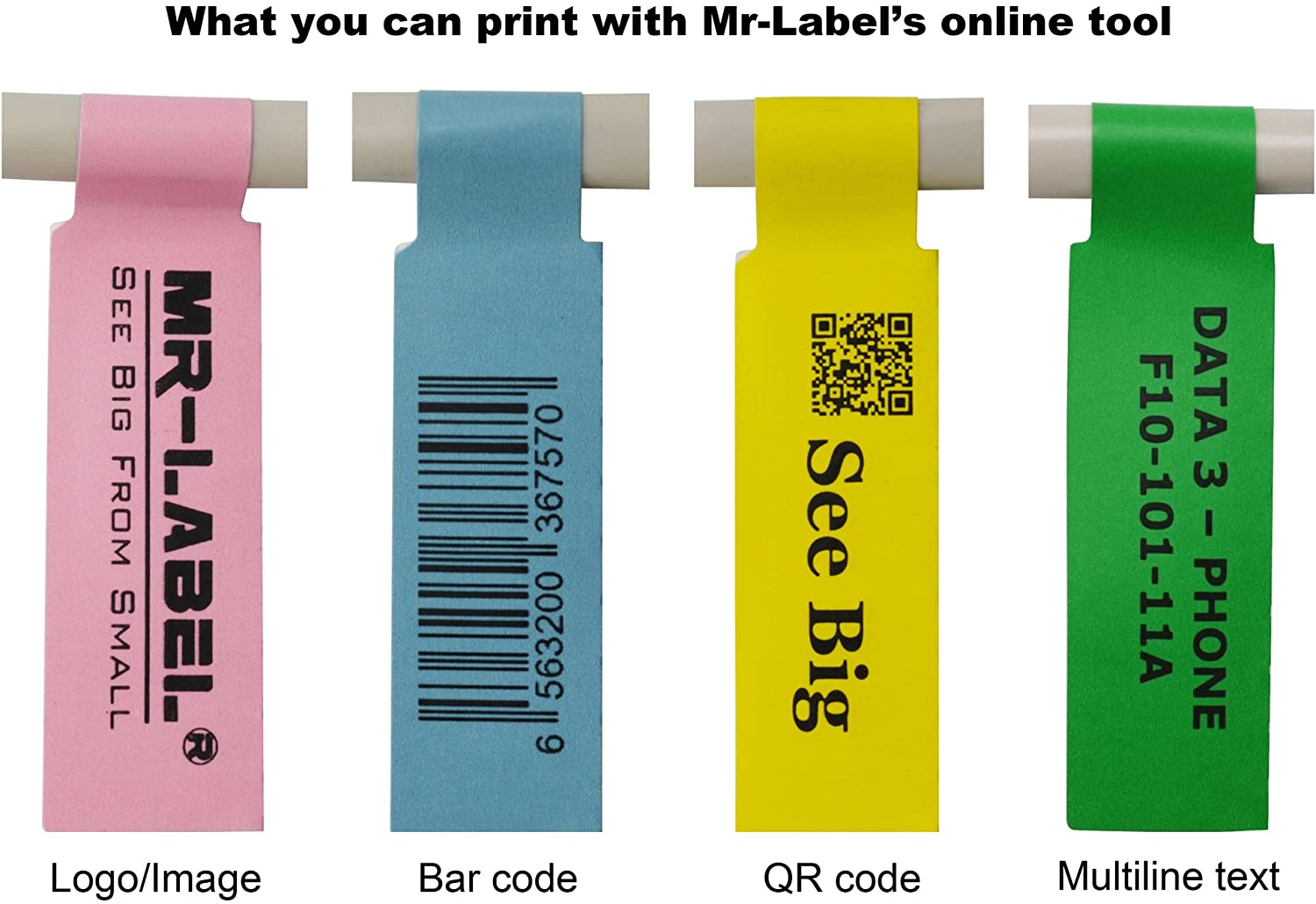 Meta-Label® Assorted Colors Self-Adhesive Cable Label – Waterproof ...