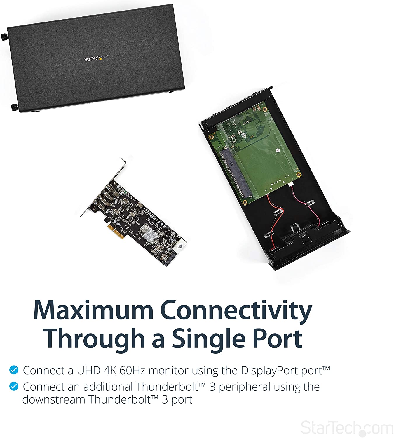 StarTech TB31PCIEX16 Thunderbolt 3 PCIe Expansion Chassis with ...