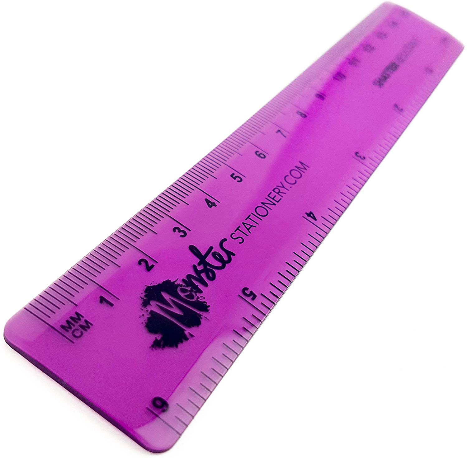 Fat Belly Fish – 6 Inch / 15cm Transparent Coloured Rulers – Shatter ...