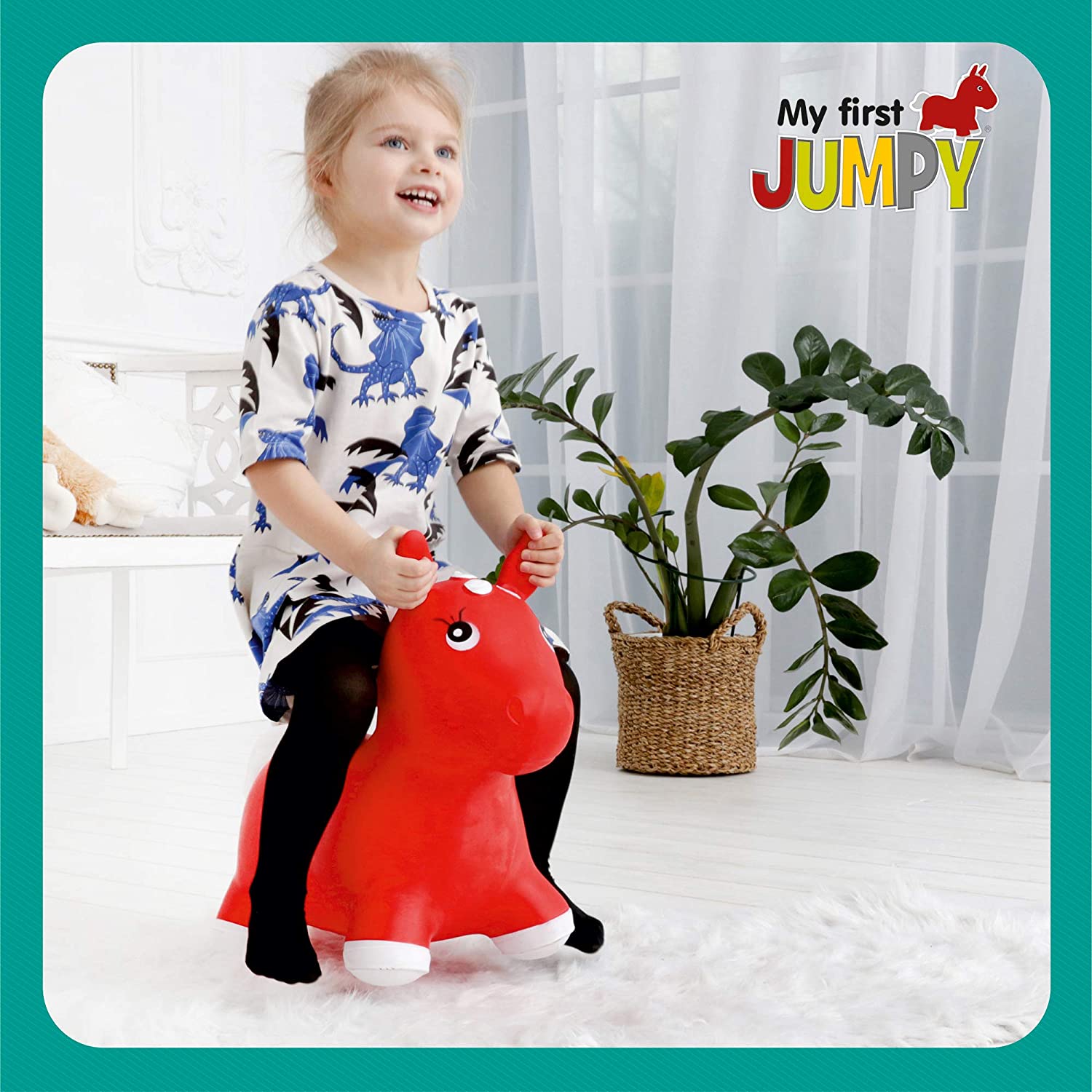 GERARDO’S`s Ride On Horse. Bouncy Hopper For Toddlers. Inflatable ...