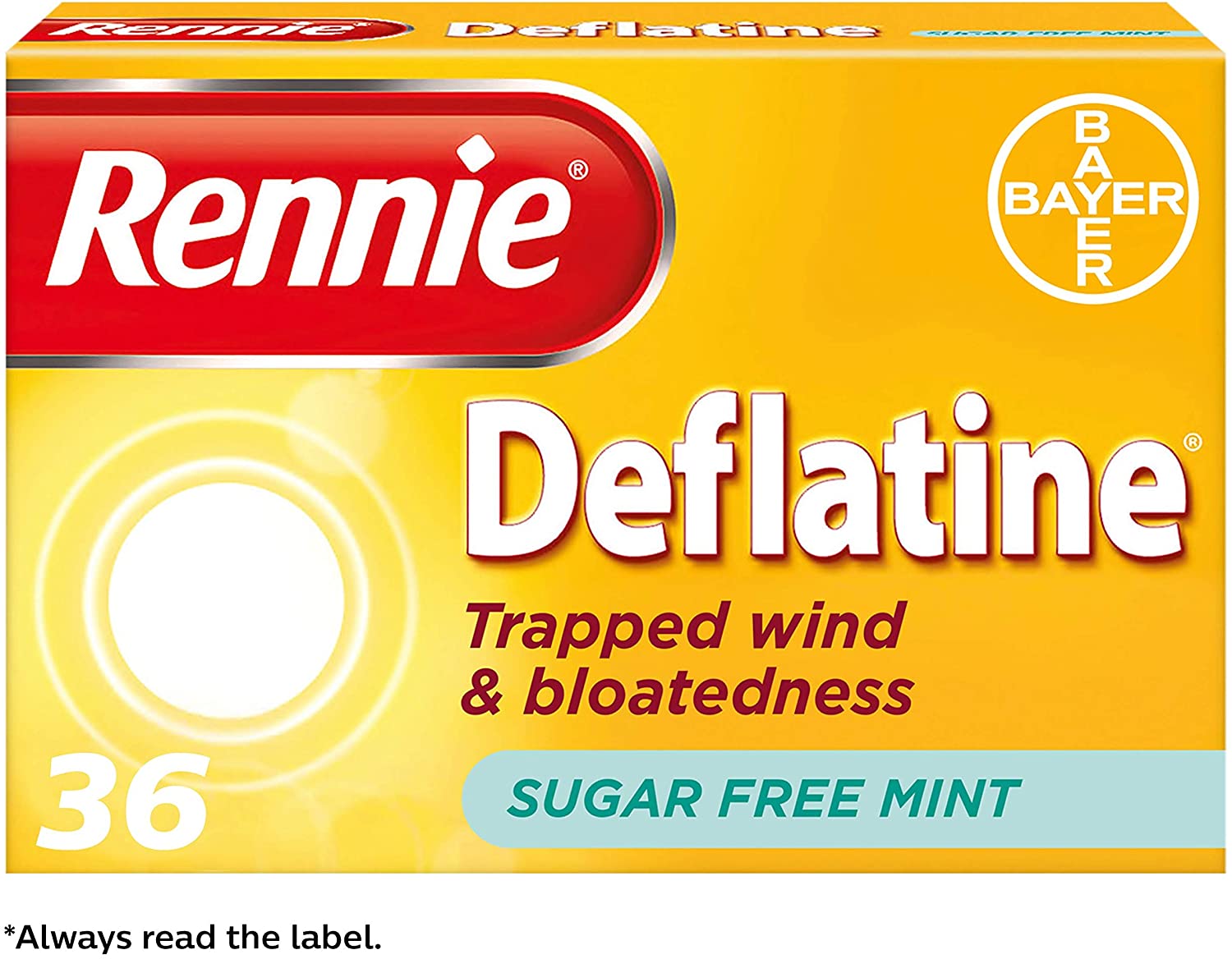 Rennie Deflatine, Trapped Wind and Bloating Tablets, Fast and Effective ...