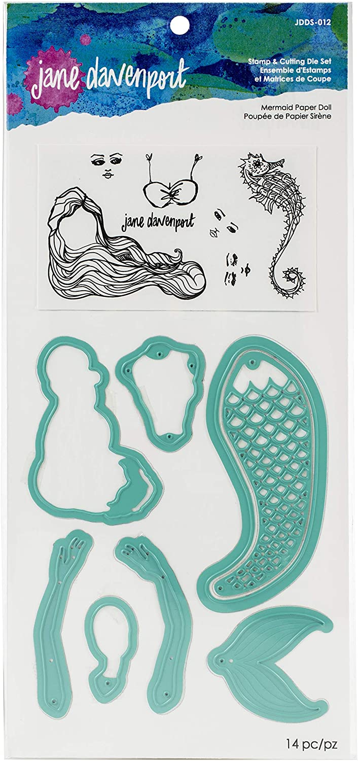 Spellbinders Paper Doll Stamp and Die Set Marvelous Mermaids by Jane ...