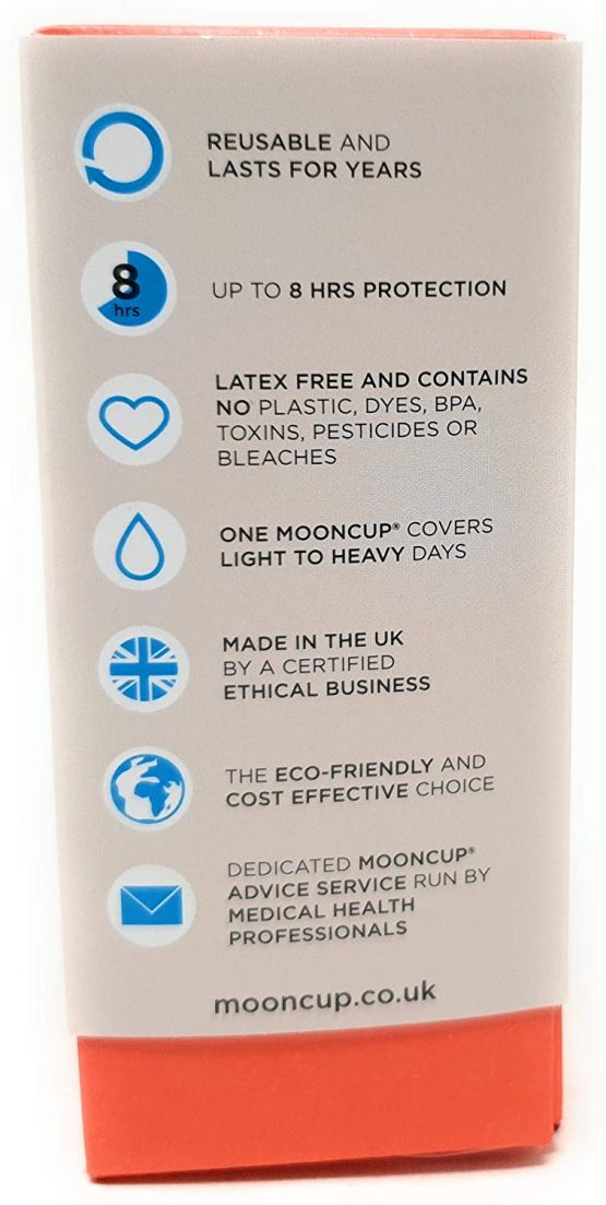 Mooncup® The Original Silicone Menstrual Cup – Size A, Reusable Soft ...