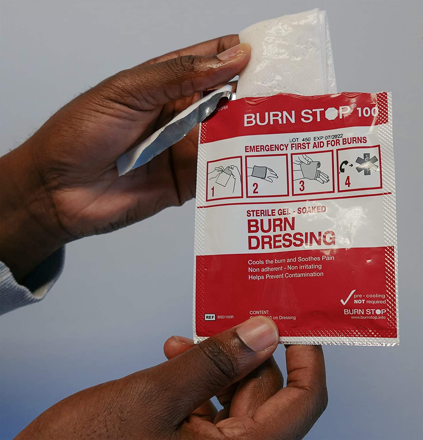 Burn Stop Burn Dressing, 10x10cm – BigaMart