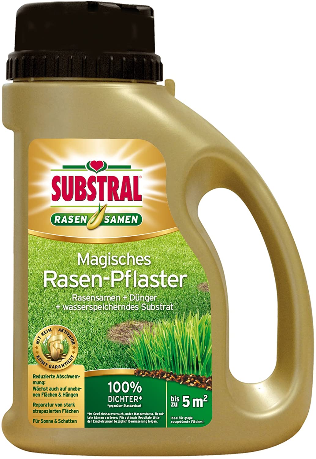 Substral Magic Lawn Patch, Lawn Repair, Mix of Lawn Seed, Premium ...