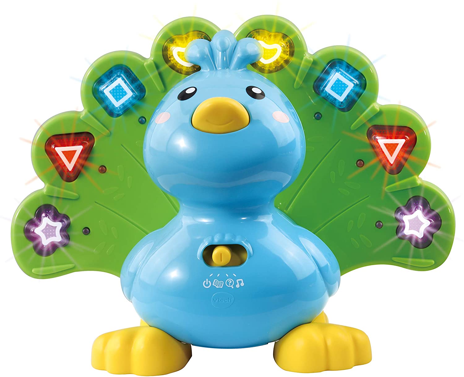 VTech- Peacock Shapes and Colors Interactive Pet with Lights Songs and ...