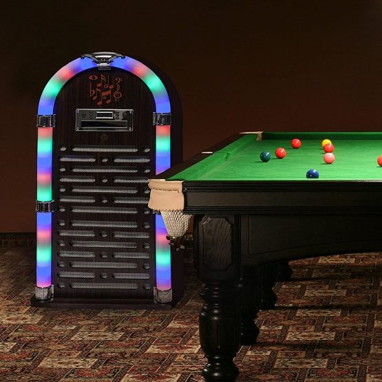 itek I60017 Floorstanding Multi-Functional Bluetooth Jukebox with CD ...