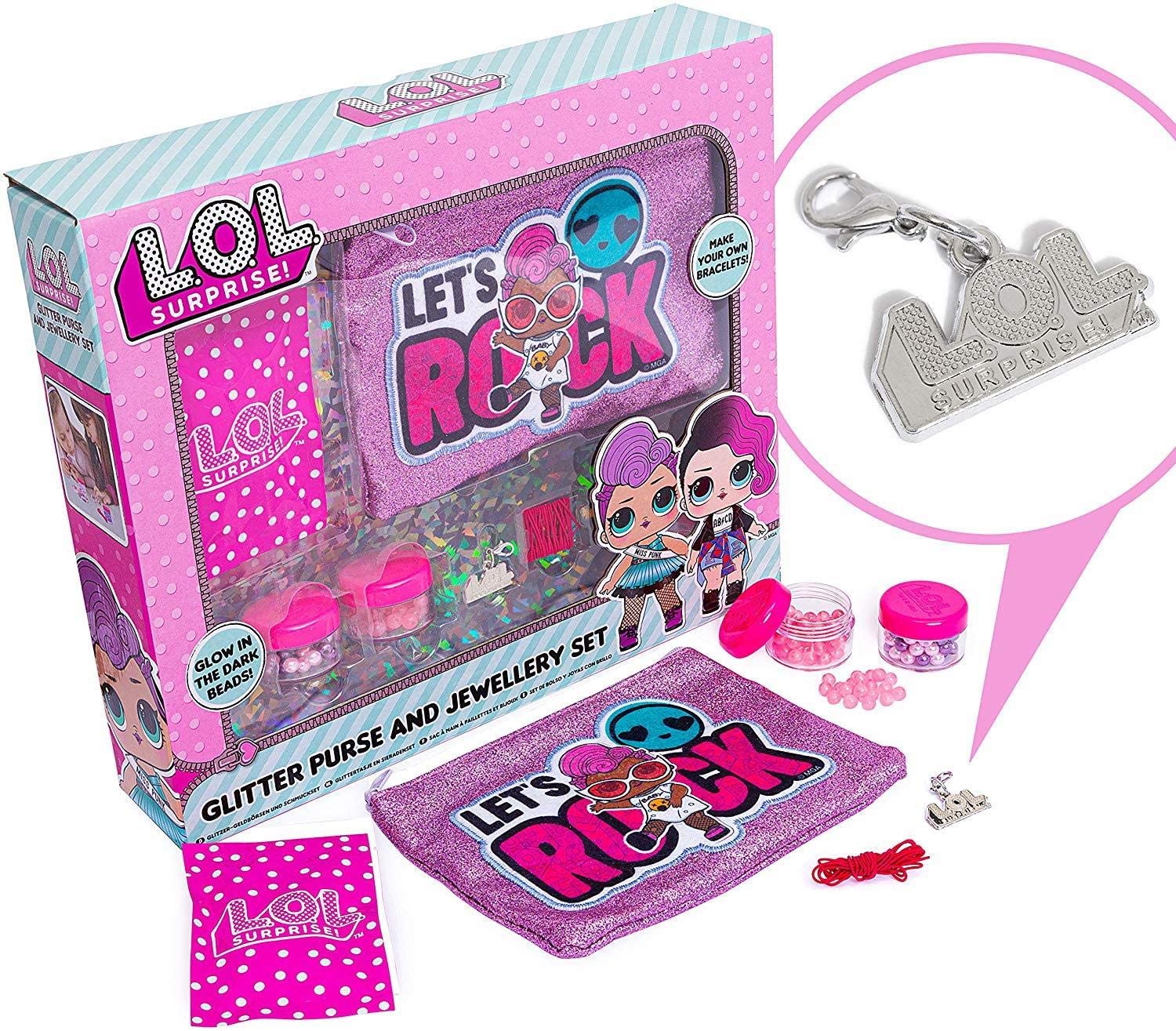LOL Surprise! Glitter Purse & Jewellery Set for Girls – LOL Make Your ...