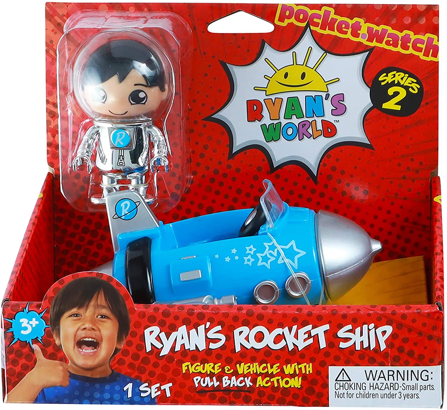 Ryan’s World Childrens Playset Figure & Vehicle-Series 2, Multi-Colour ...