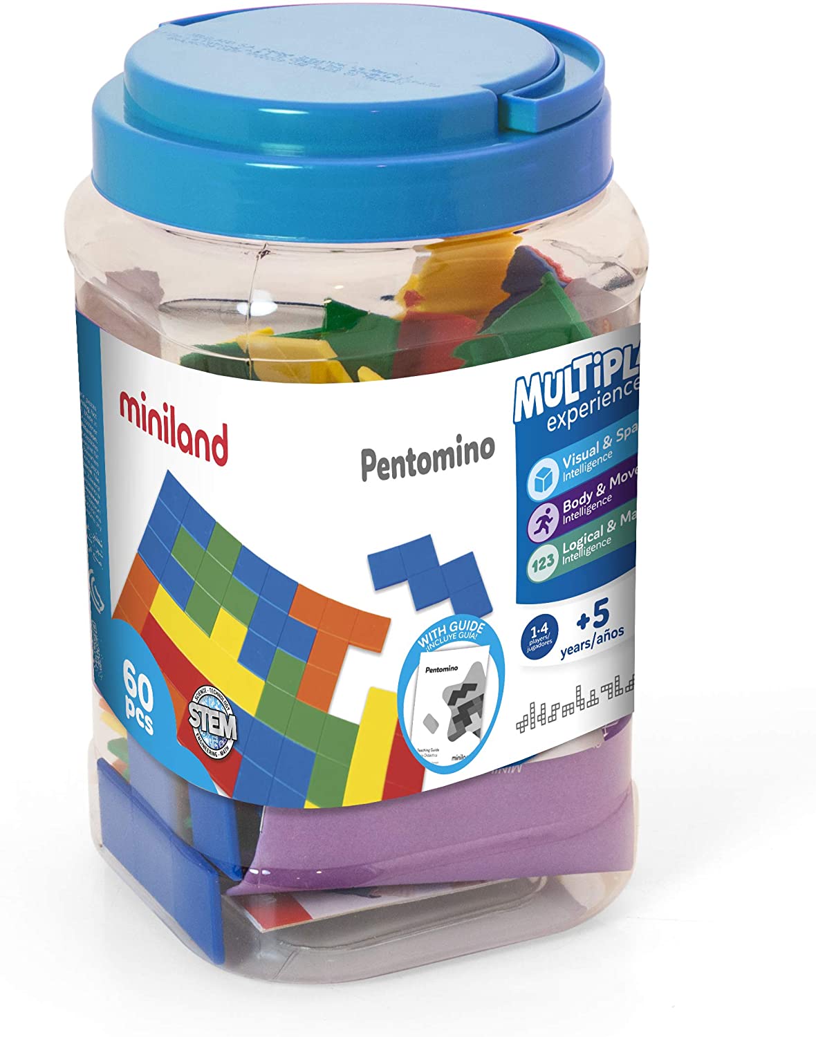 Miniland Miniland95219 Pentomines Set, Multi-Color – BigaMart