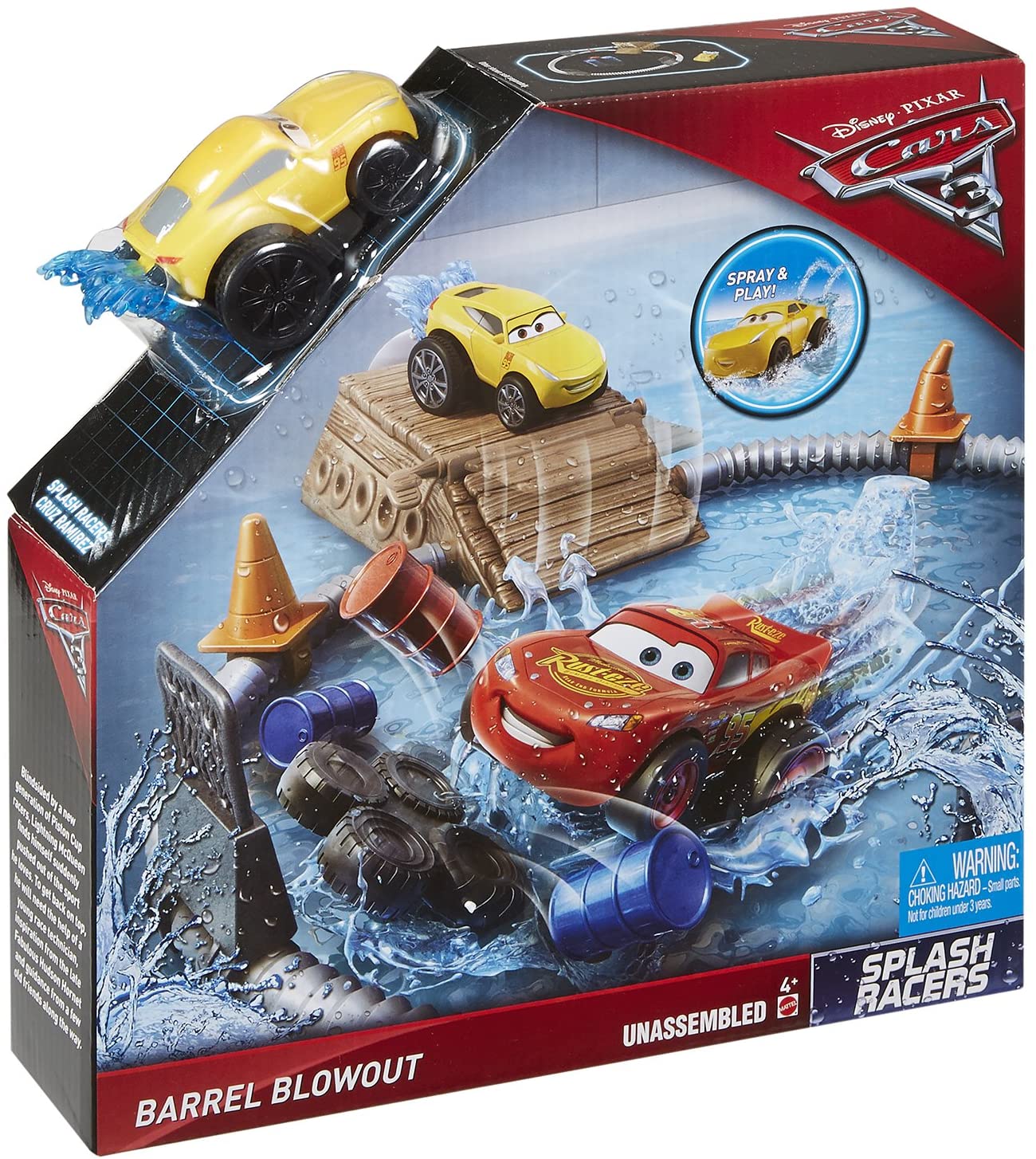 Disney Pixar Cars 3 Splash Racers Barrel Blowout Playset – BigaMart