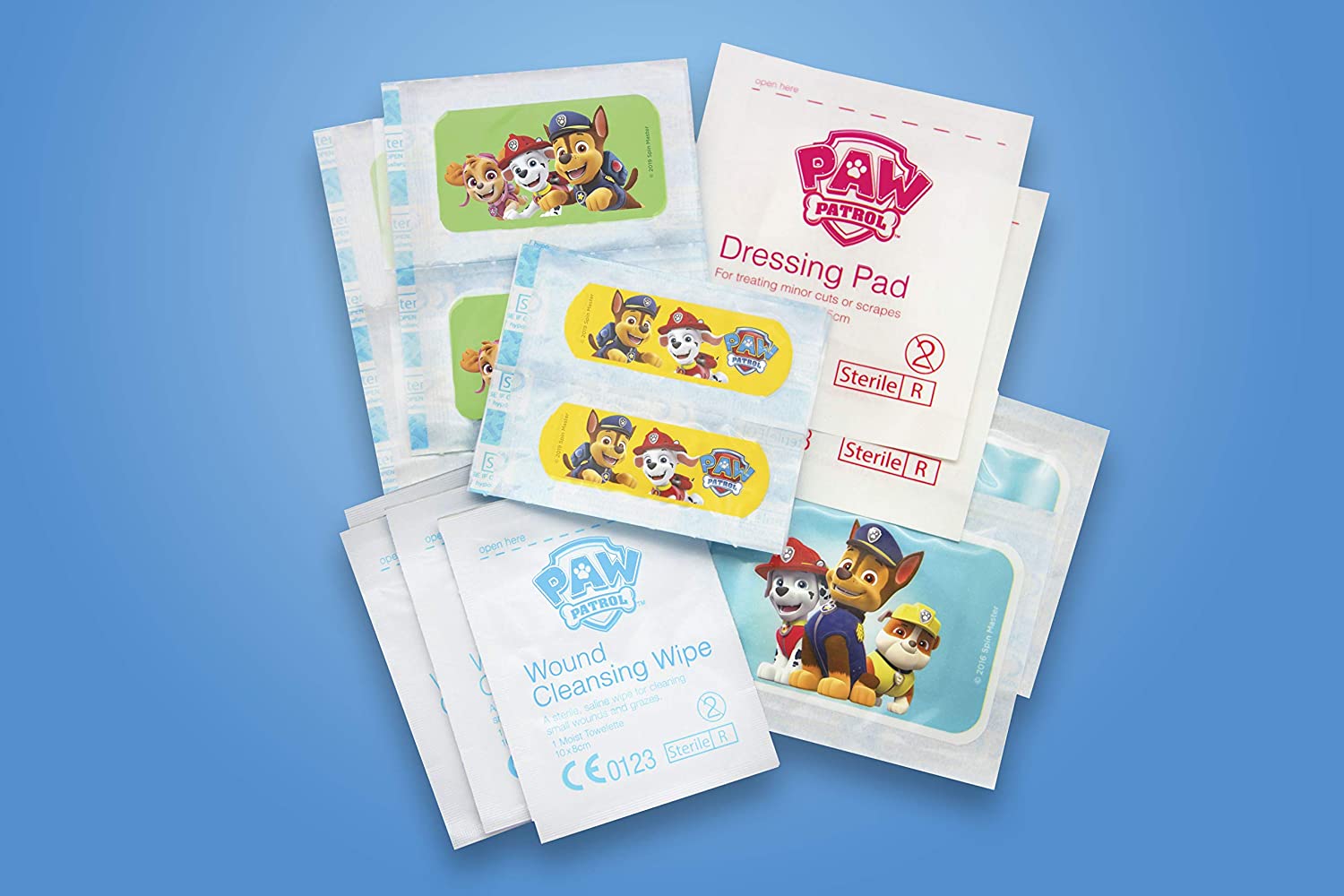 Elastoplast Paw Patrol Plasters Pack of 18 (Assorted Sizes), Coloured ...