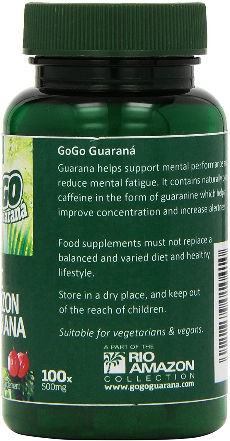 RIO AMAZON GoGo Guarana – Energy – 100 x 500mg Tablets – BigaMart
