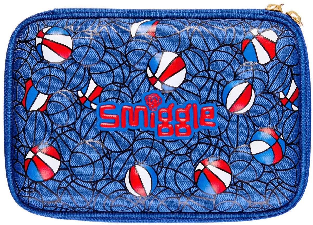 Smiggle Bball Hardtop Pencil Case for Boys Basketball – BigaMart