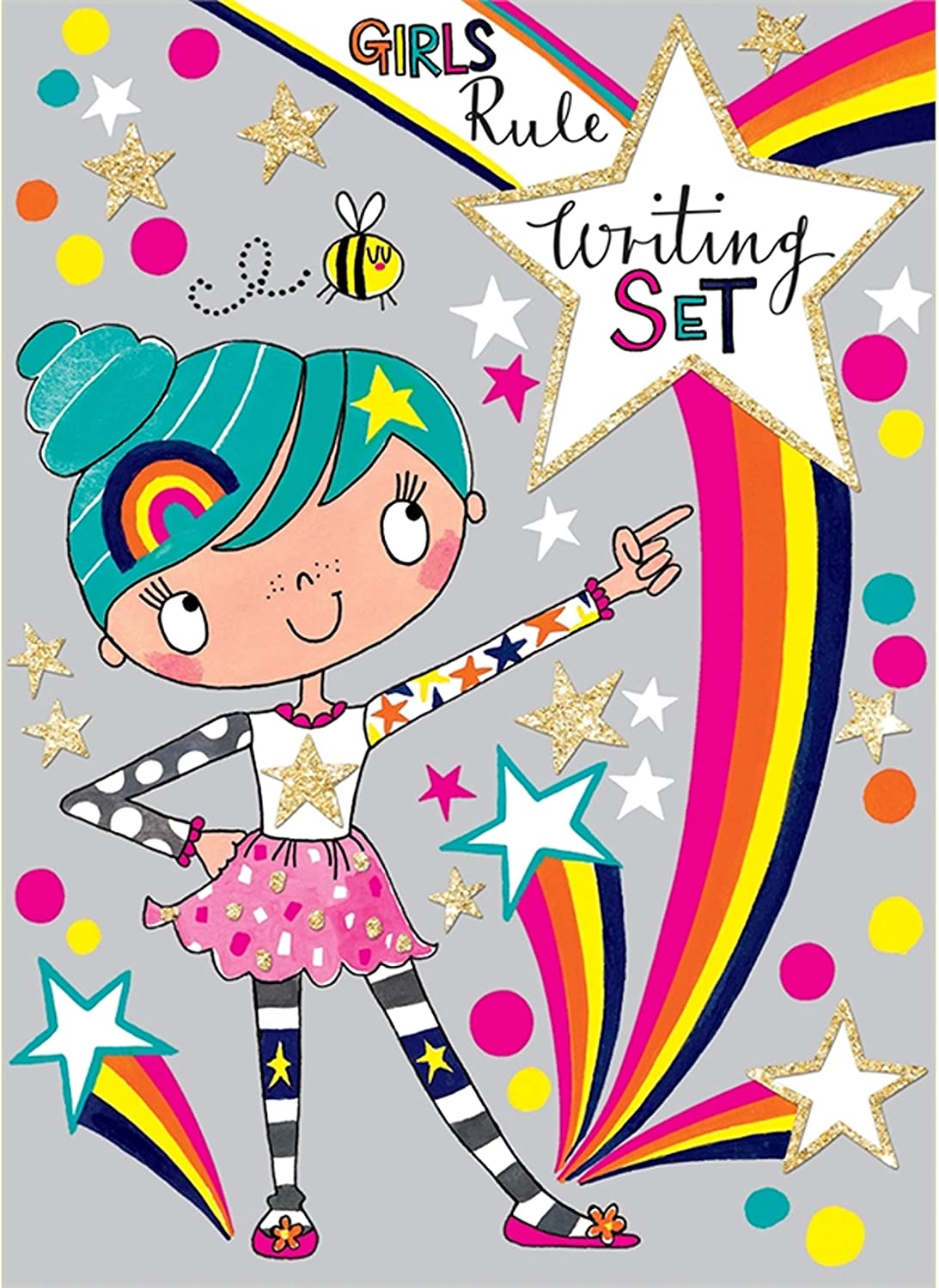 Children’s Writing Set – 30 Sheets of Lined Paper, 20 Matching ...