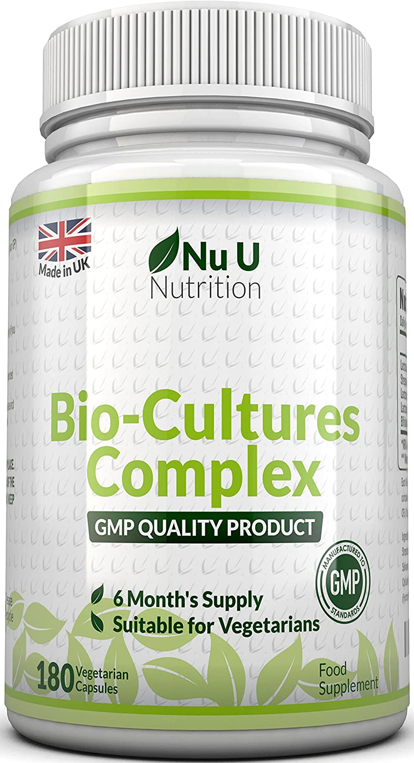 Bio-Cultures 180 Capsules (6 Month Supply) | Vegetarian Multi Strain ...