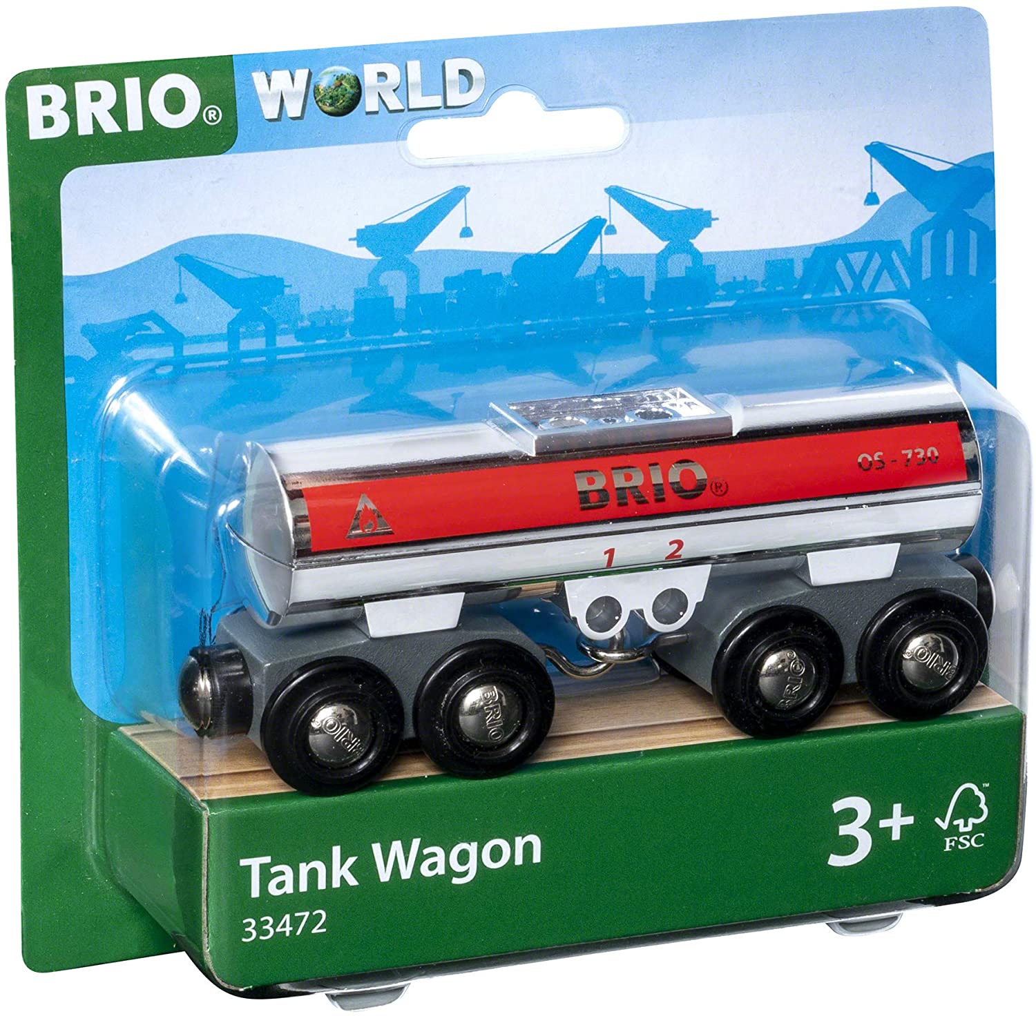 BRIO World Tanker Wagon Train for Kids Age 3 Years Up – Compatible with ...