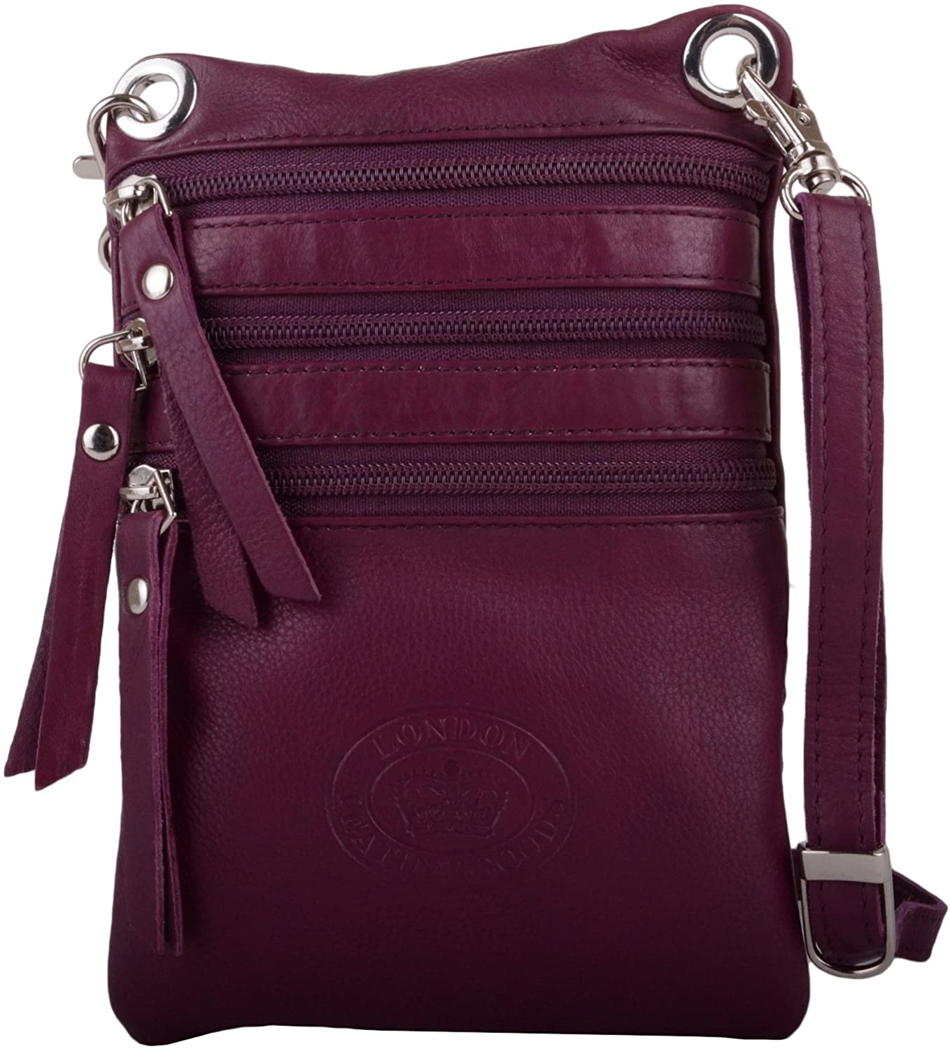 Womens Premium Soft Leather Cross Body/Across Body/Shoulder Bag – BigaMart