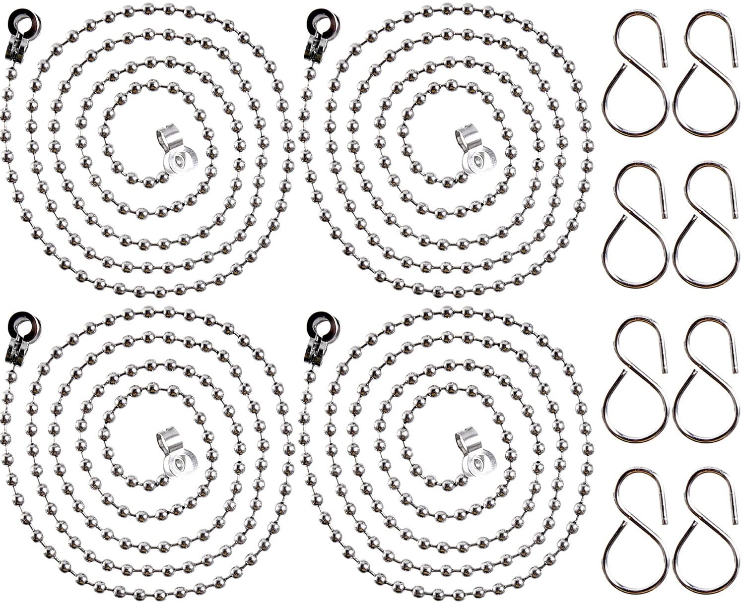 Ball Type Plug Chains Bathtub Sink Stopper Chain Bath Stainless Steel ...