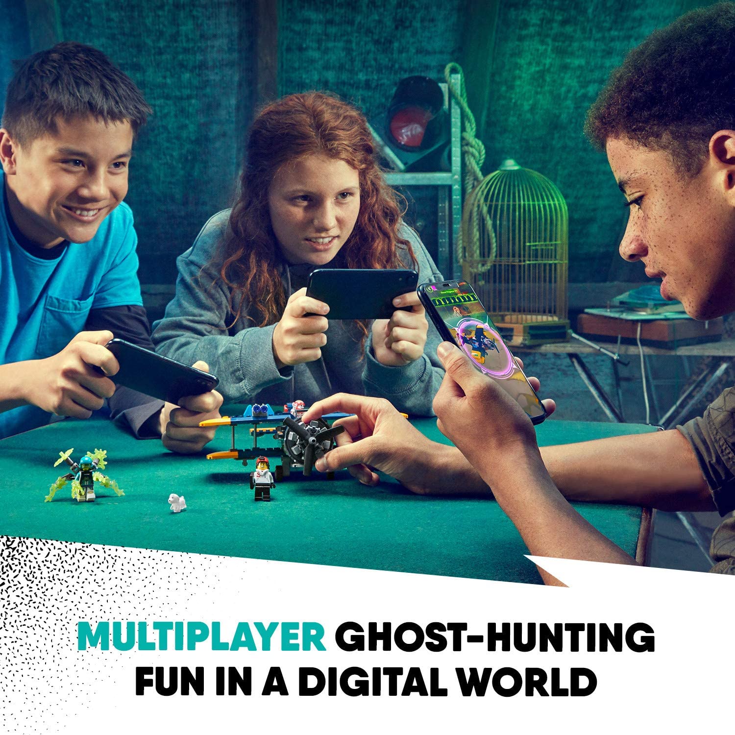 LEGO Hidden Side 70429 El Fuego’s Stunt Plane Toy, AR Games App ...