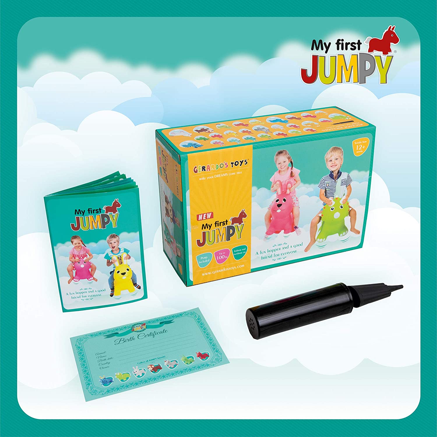 GERARDO’S`s Ride On Horse. Bouncy Hopper For Toddlers. Inflatable ...