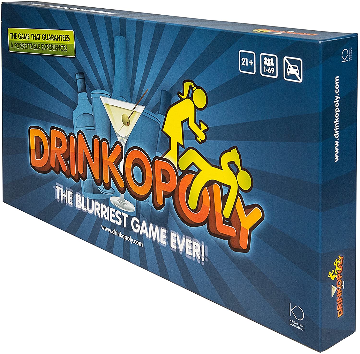 Drinkopoly – the King of Drinking Games – Combined Board/Table Party ...