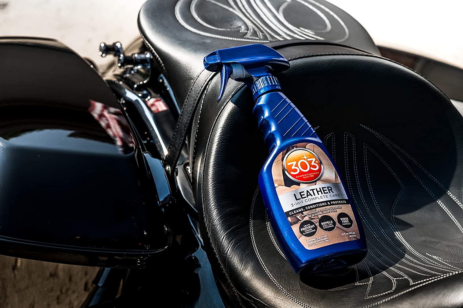 303 Products 303-30218 Automotive Leather 3-in-1 Complete Care , 16 fl ...