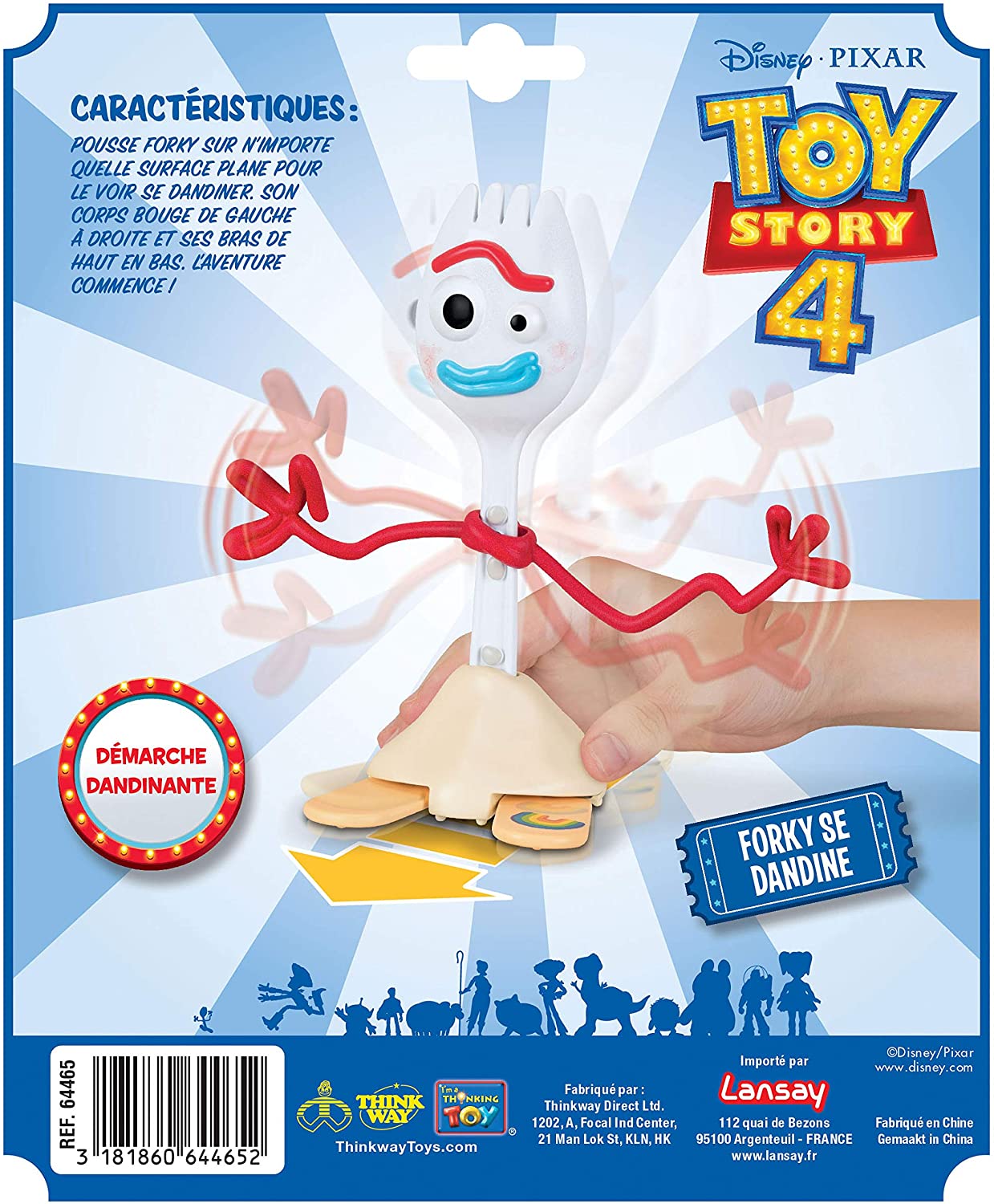 Lansay – Toy Story 4-Forky Pixar Figure, 64465 – BigaMart